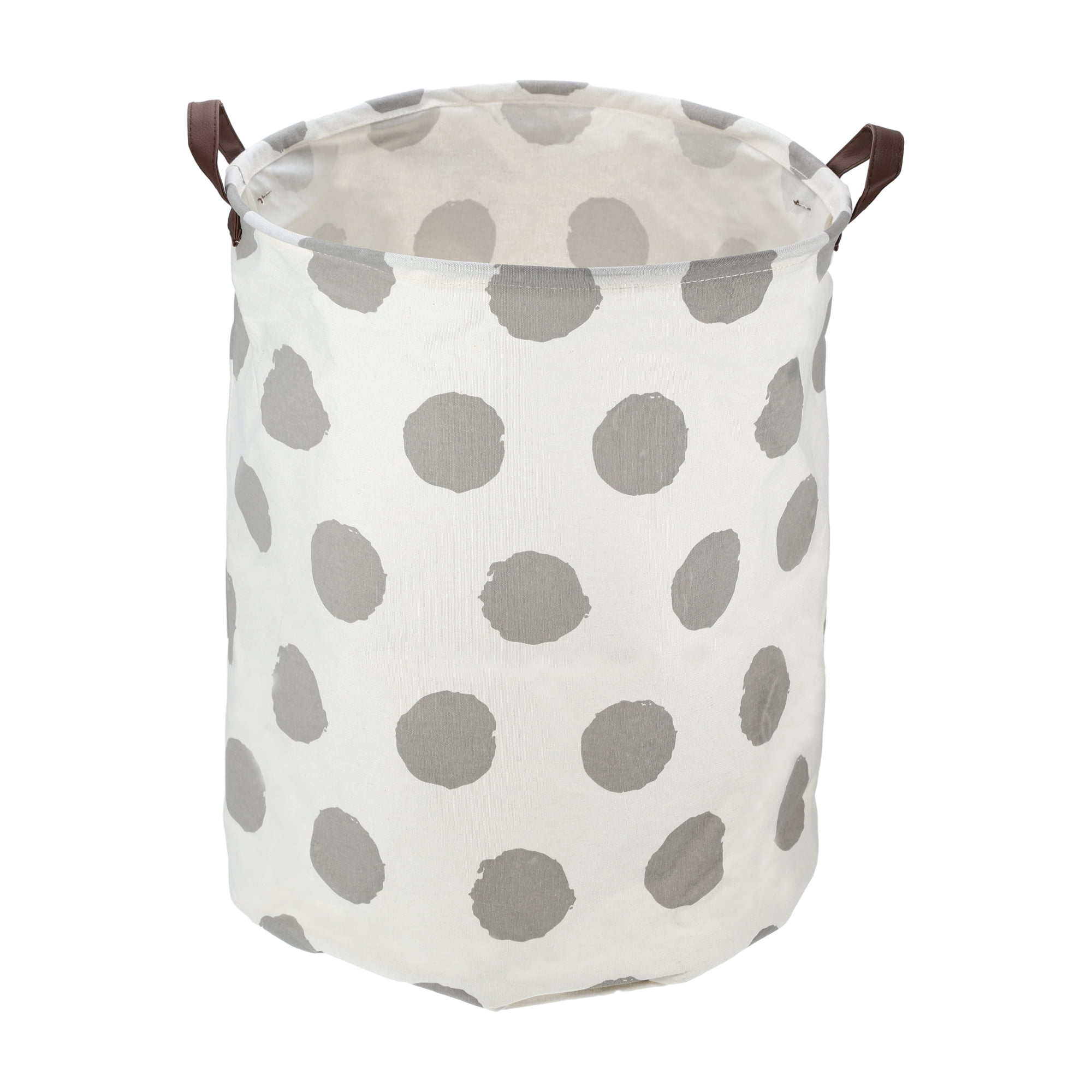 Unique Bargains 1 Pc 60L Foldable Cylindrical Laundry Basket for ...