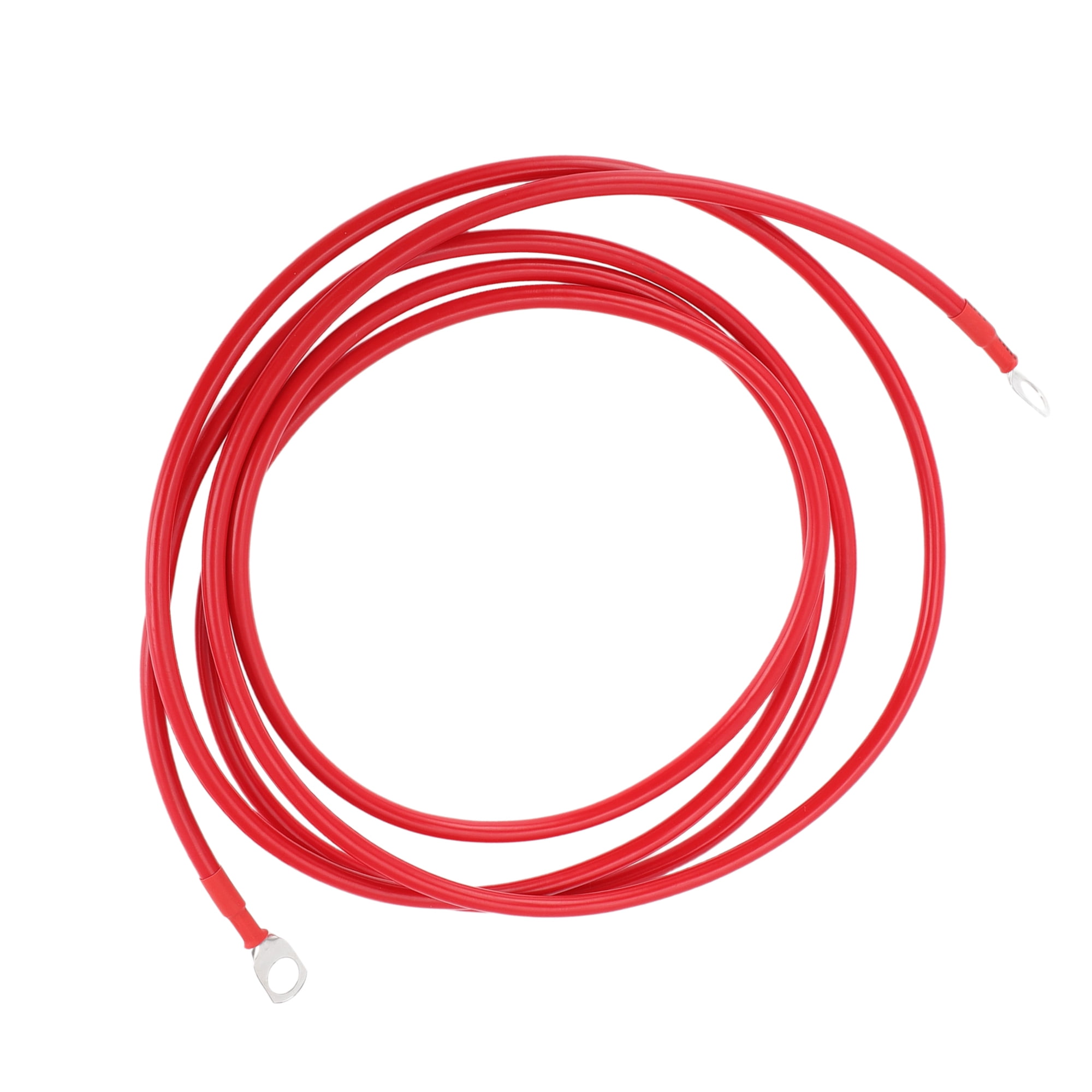 Universal 3/8" Lug 8 AWG Battery Inverter Cable Red 9FT Battery Cable ...