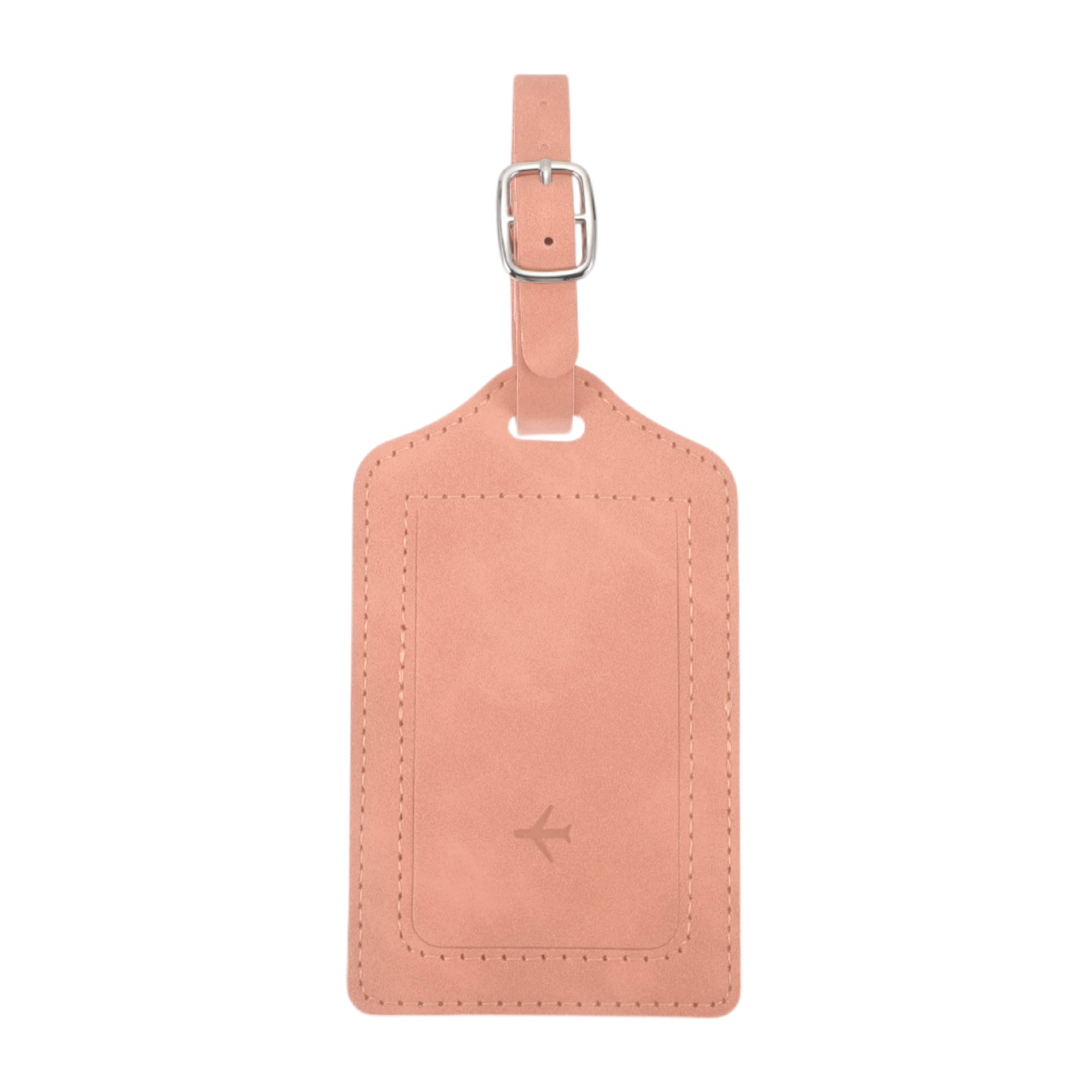 Unique Bargains 1 Pc Airplane Luggage Tag for Travelling Pink ...
