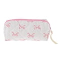 Unique Bargains 1 Pc Bow Pattern Makeup Bag for Travel with Zipper ...