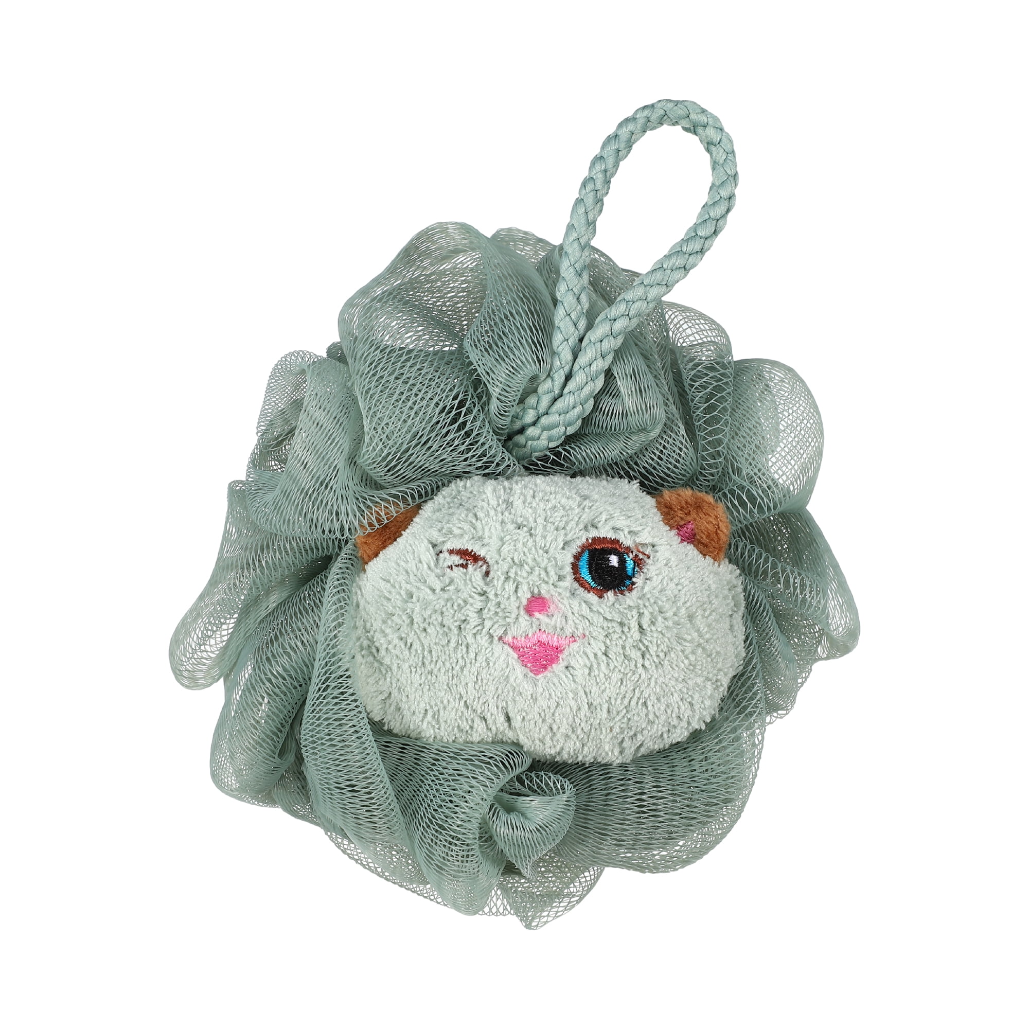 Unique Bargains 1 Pc Cartoon Bath Shower Loofah Sponge Body Puffs for ...