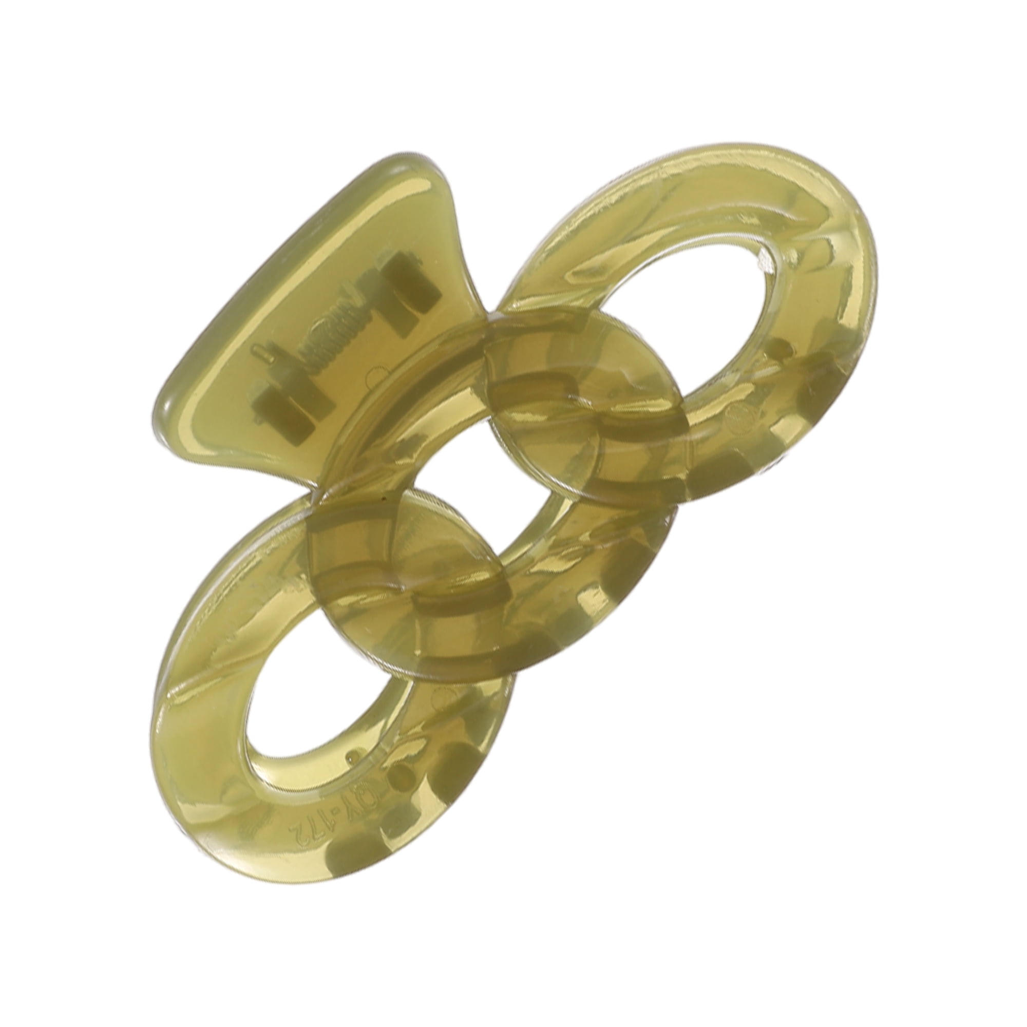 Unique Bargains 1 Pc Classic Transparent Plastic Hairpin Hairdo Clip ...