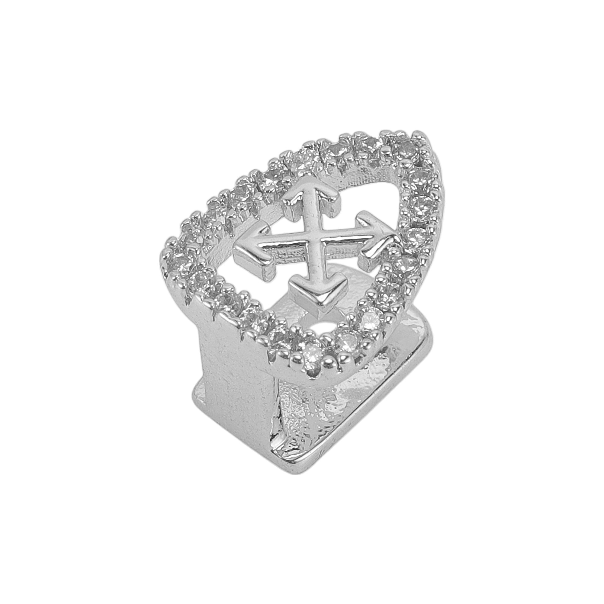 Unique Bargains 1 Pc Fake Grills Hip Hop Arrow-Shaped Teeth Grillz ...