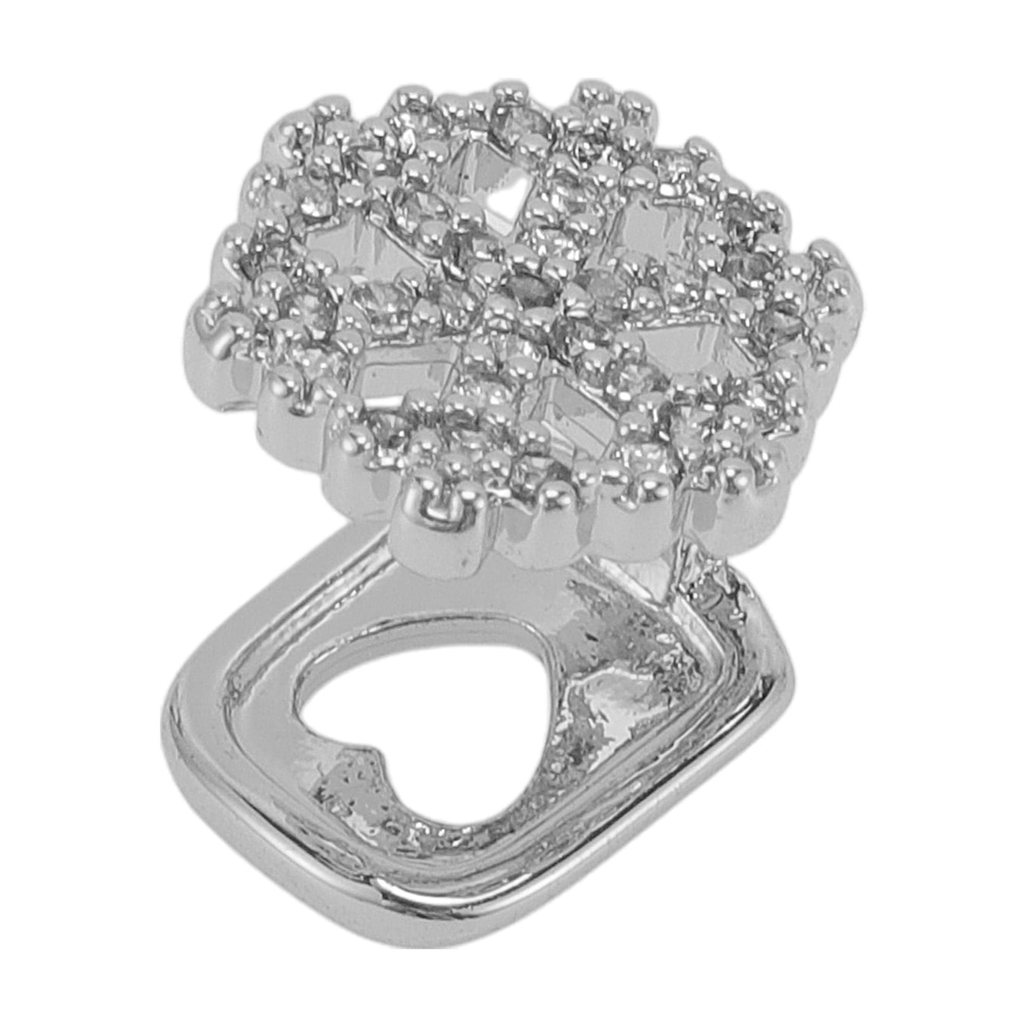 Unique Bargains 1 Pc Fake Grills Hip Hop Snowflake Teeth Grillz Silver ...