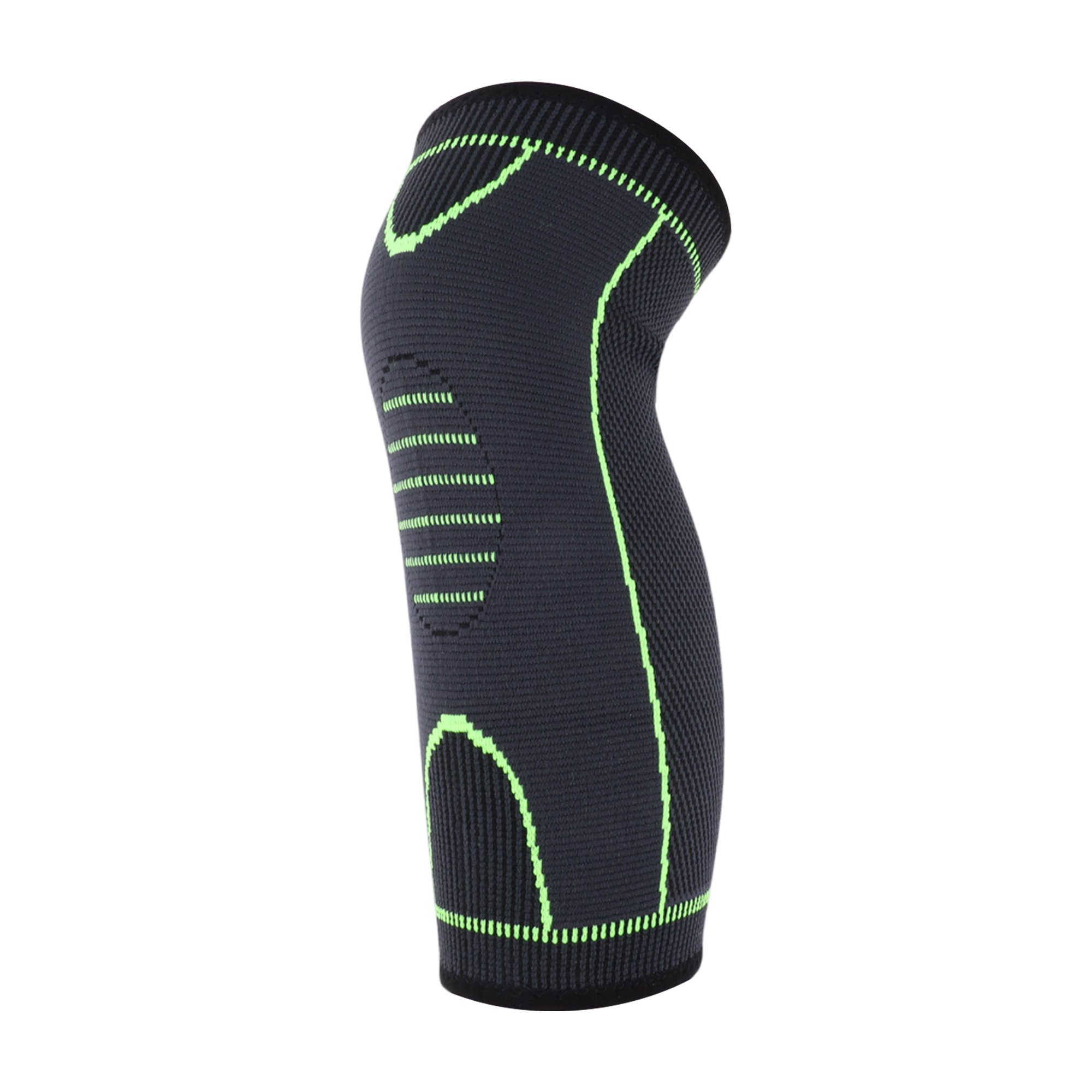 Unique Bargains 1 Pc Fluorescent Lines Knee Pads Small Gray Black ...