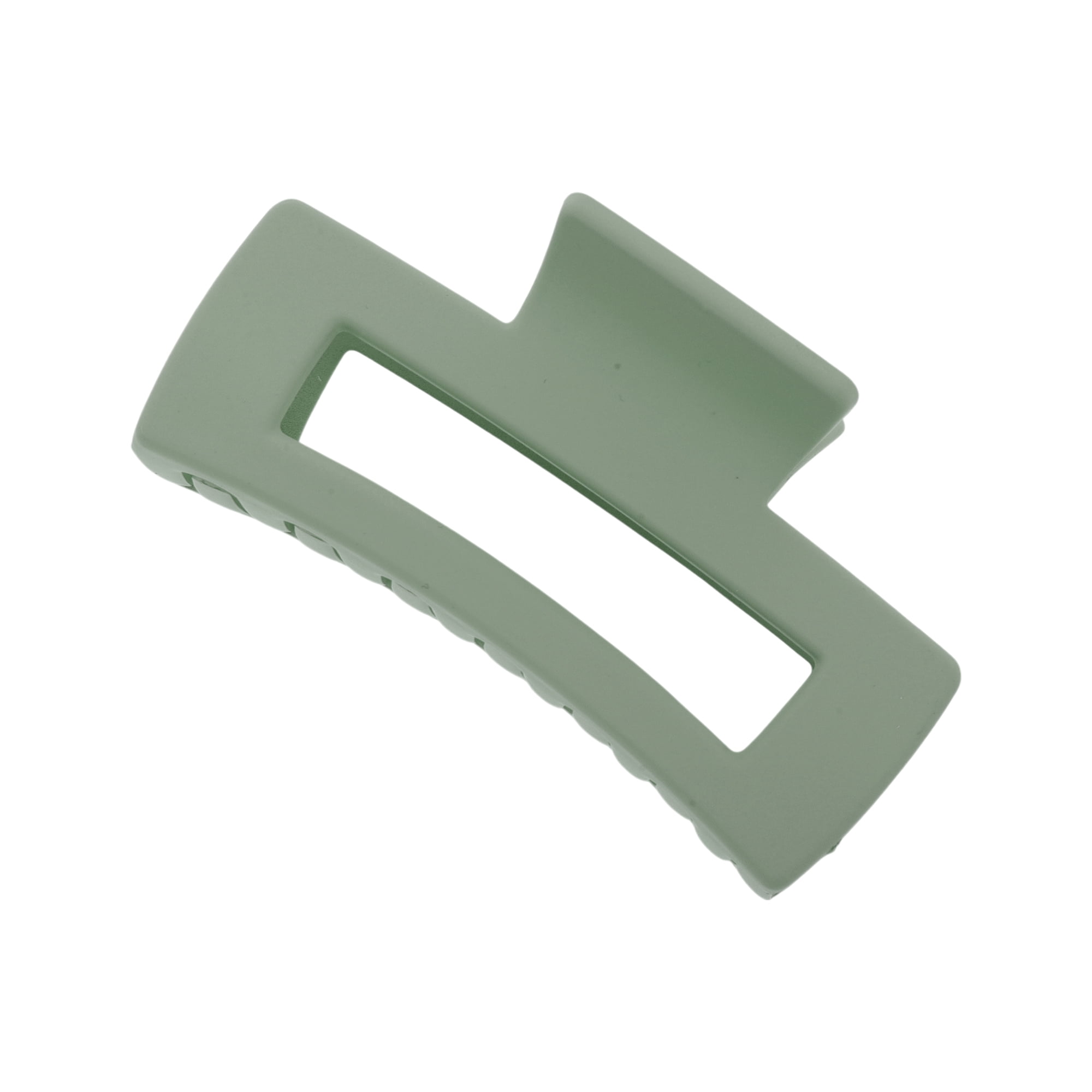 Unique Bargains 1 Pc Grace Rectangle Frosted Hair Clips Hairdo Clip for ...