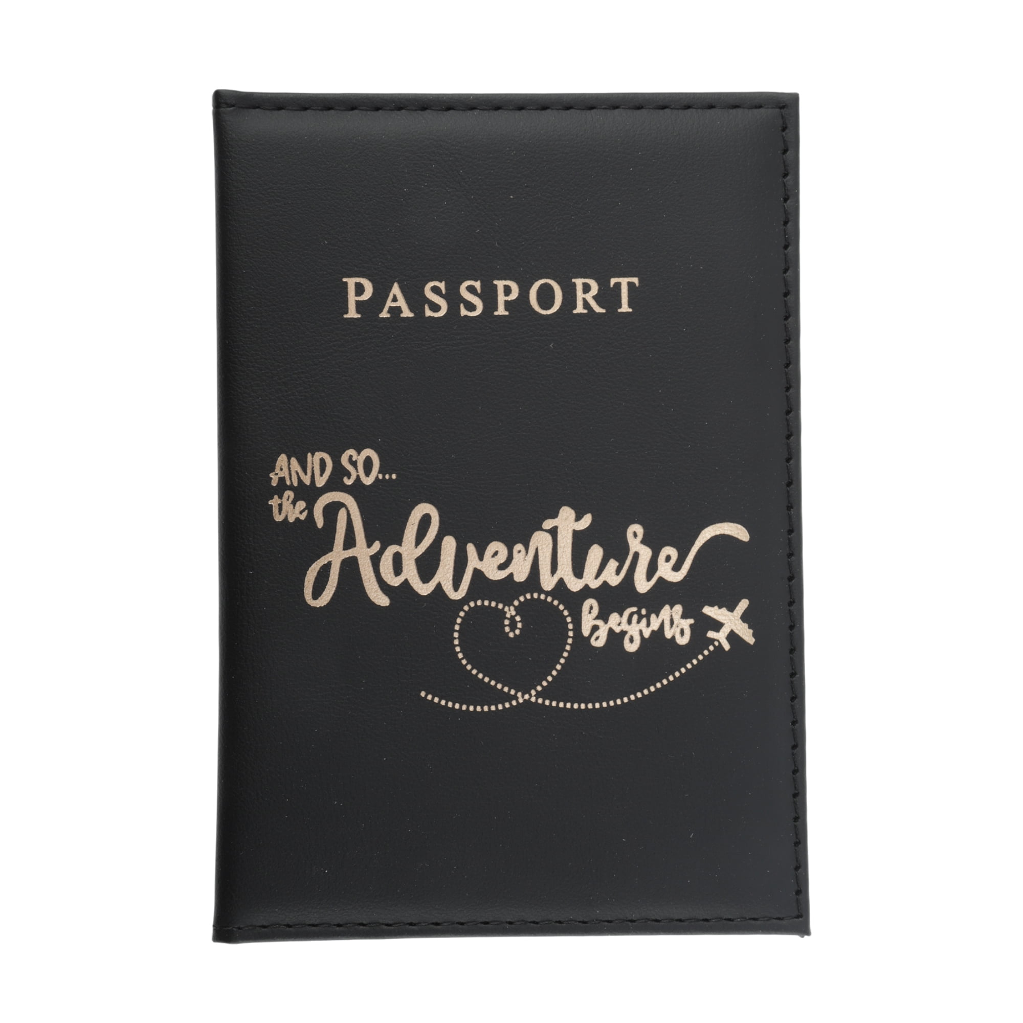 Unique Bargains 1 Pc Passport Holder Letters Design Passport Sleeve ...