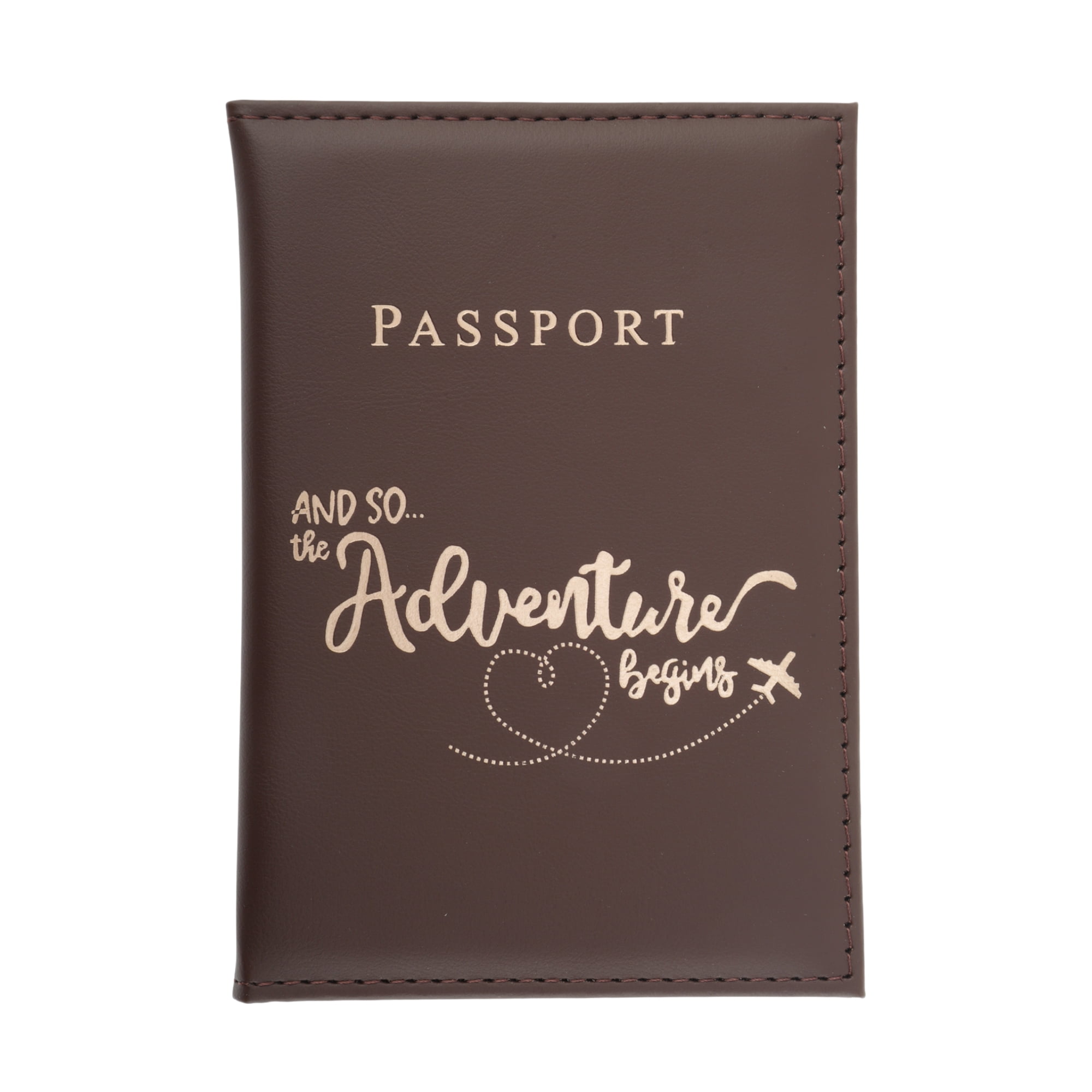 Unique Bargains 1 Pc Passport Holder Letters Design Passport Sleeve ...