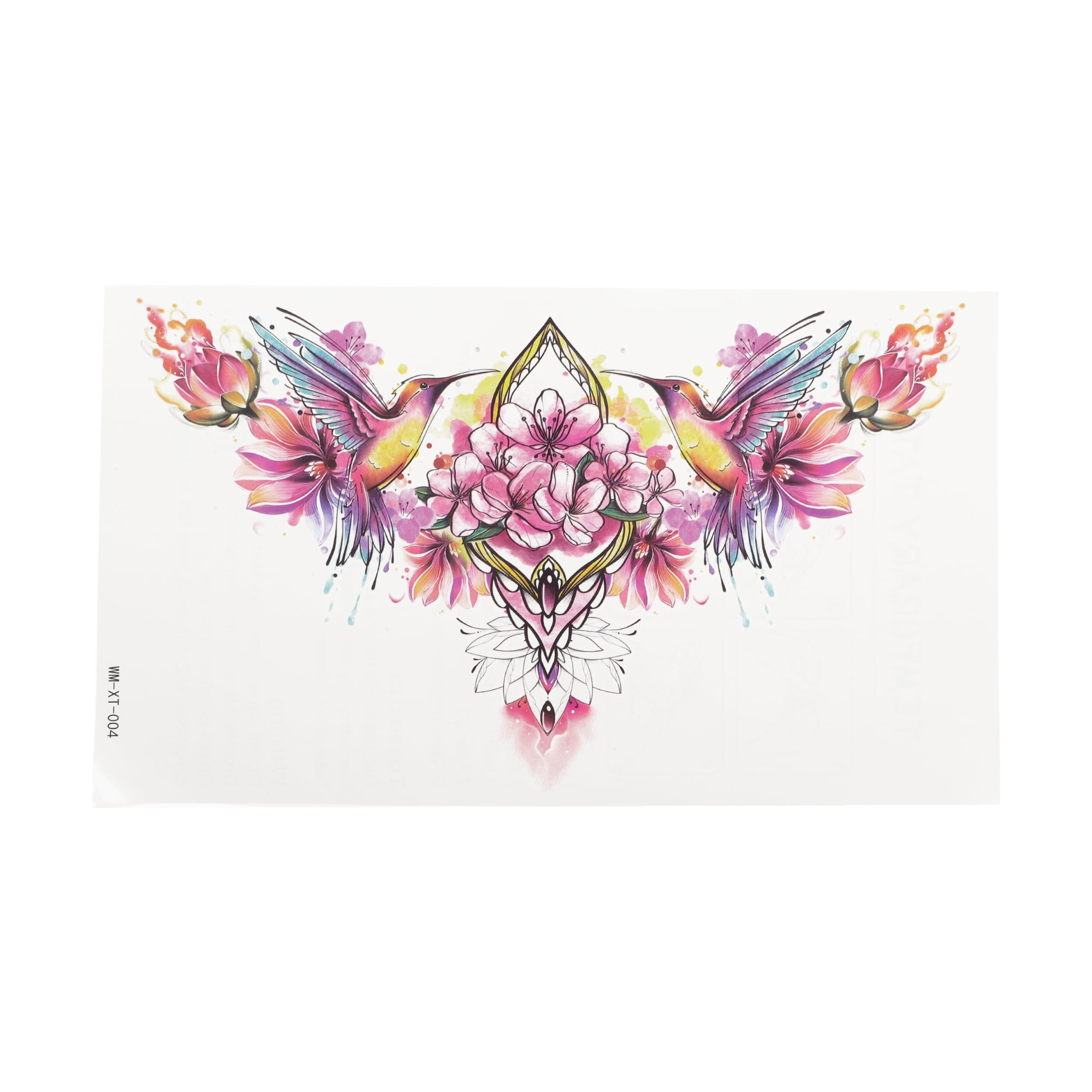 Unique Bargains Christmas 1 Pc Realistic Temporary Tatto Collarbone ...