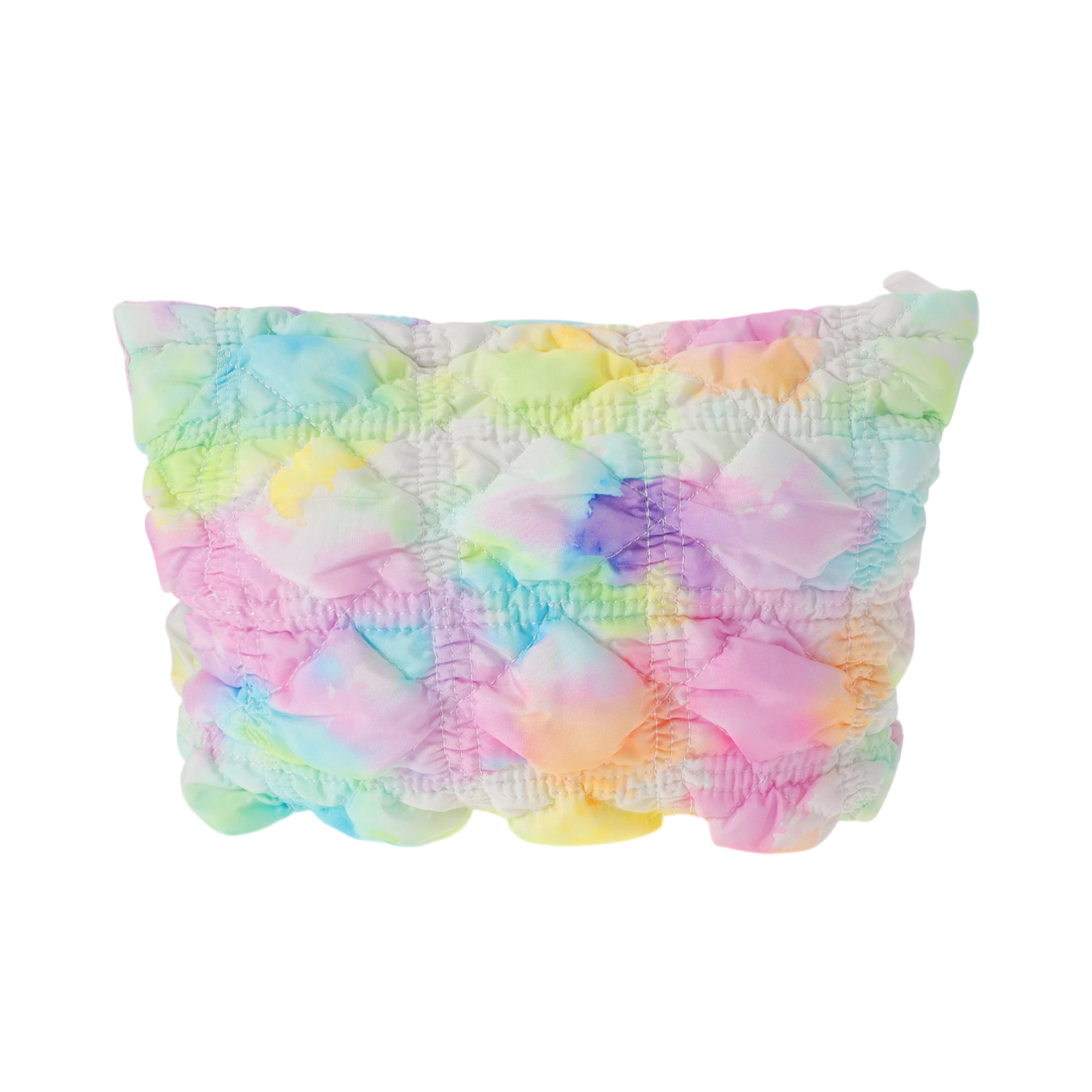 Unique Bargains 1 Pc Ruffled Clouds Rainbow Bubbles Makeup Bag Assorted ...