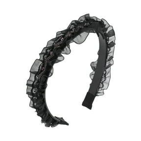Unique Bargains Faux Leather Headband Hairband for Women 1.6 Inch Wide ...