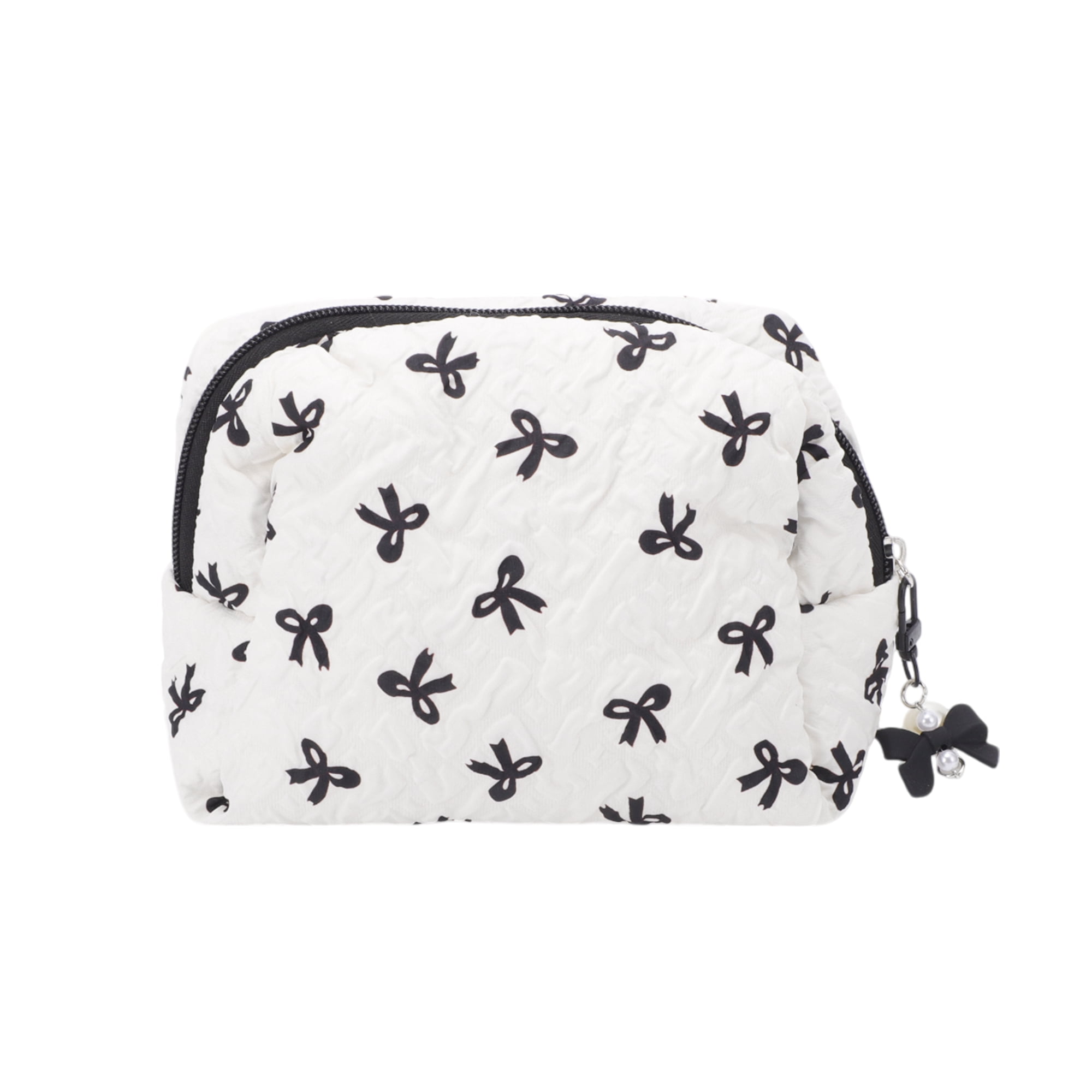 Unique Bargains 1 Pc Square Bag with Pendant Bow Makeup Bag for Women ...