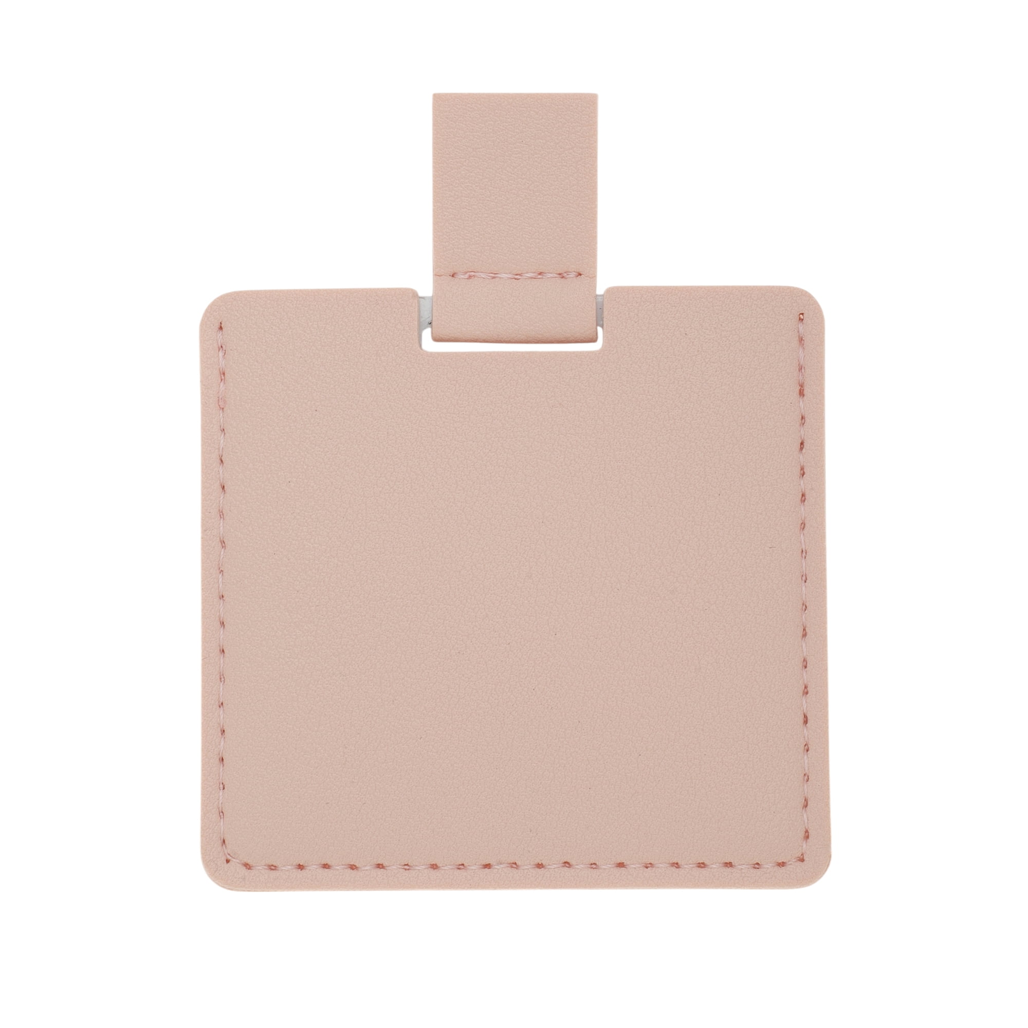Unique Bargains 1 Pc Square Shape Makeup Mirror Light Pink - Walmart.com