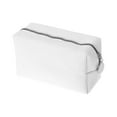 Unique Bargains 1 Pc Waffle Plaid Pattern Makeup Bag for Travel White ...