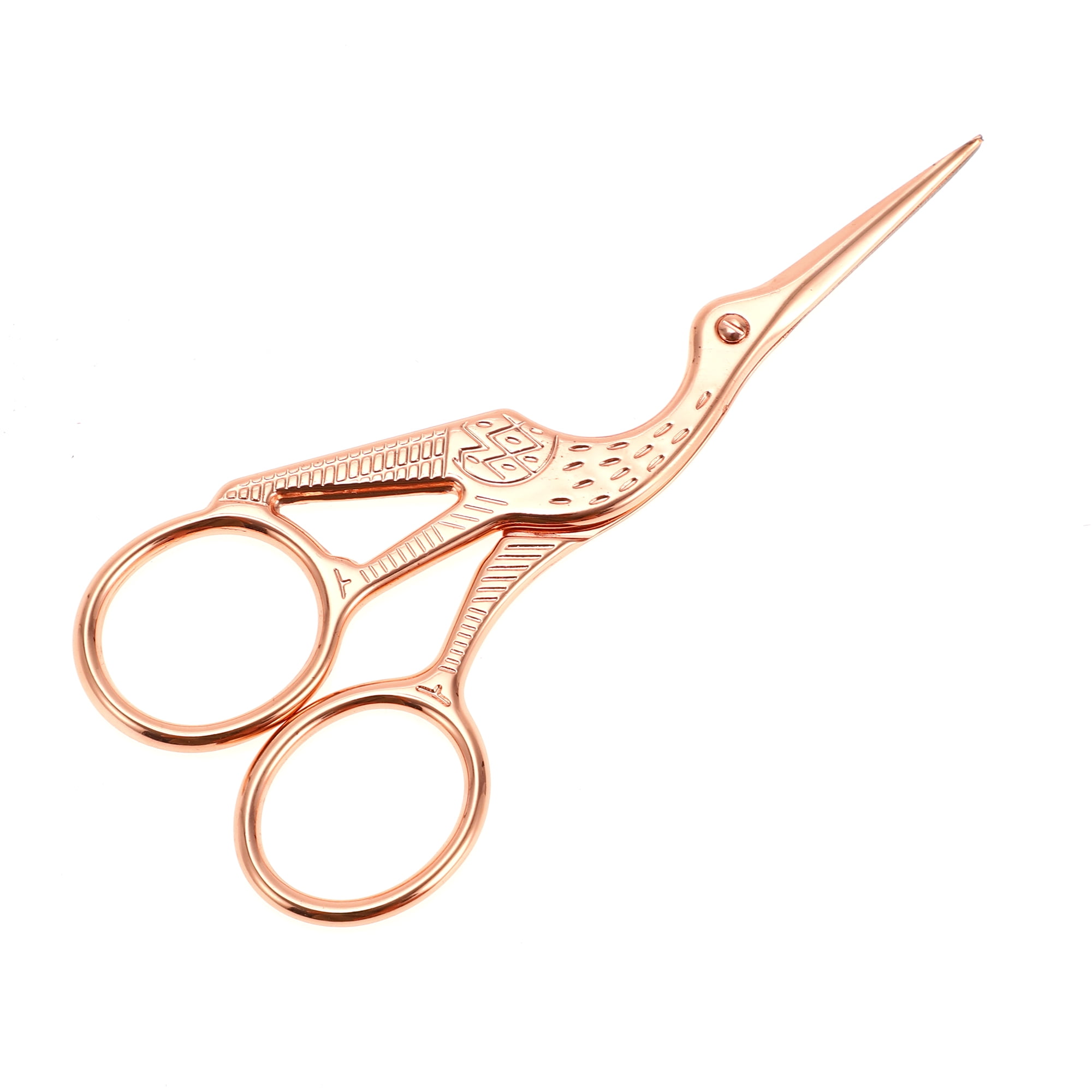 Unique Bargains 1 Pc Women Big Crane Scissors Facial Hair Scissors For ...