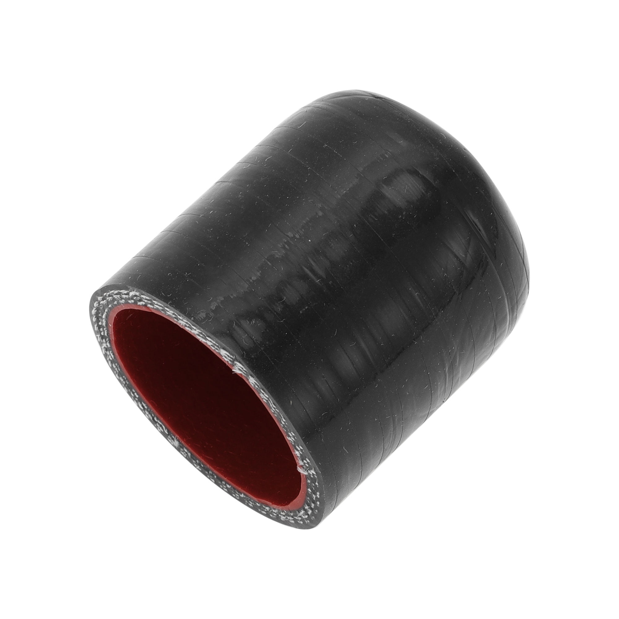 Unique Bargains 1 Pcs 40mm Length 35mm/1.38" ID Black Red Car Silicone ...