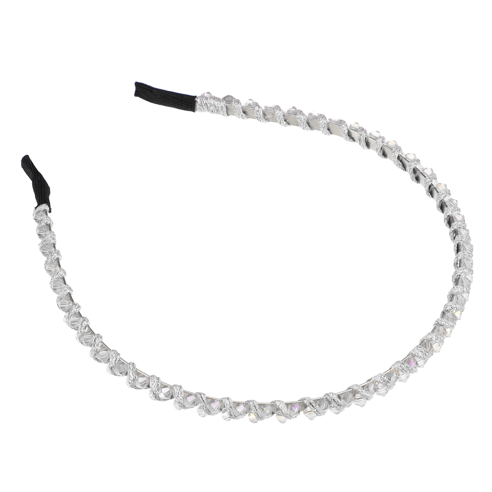Rhinestone Headband for Women Statement Wide Baroque Bejeweled Padded ...