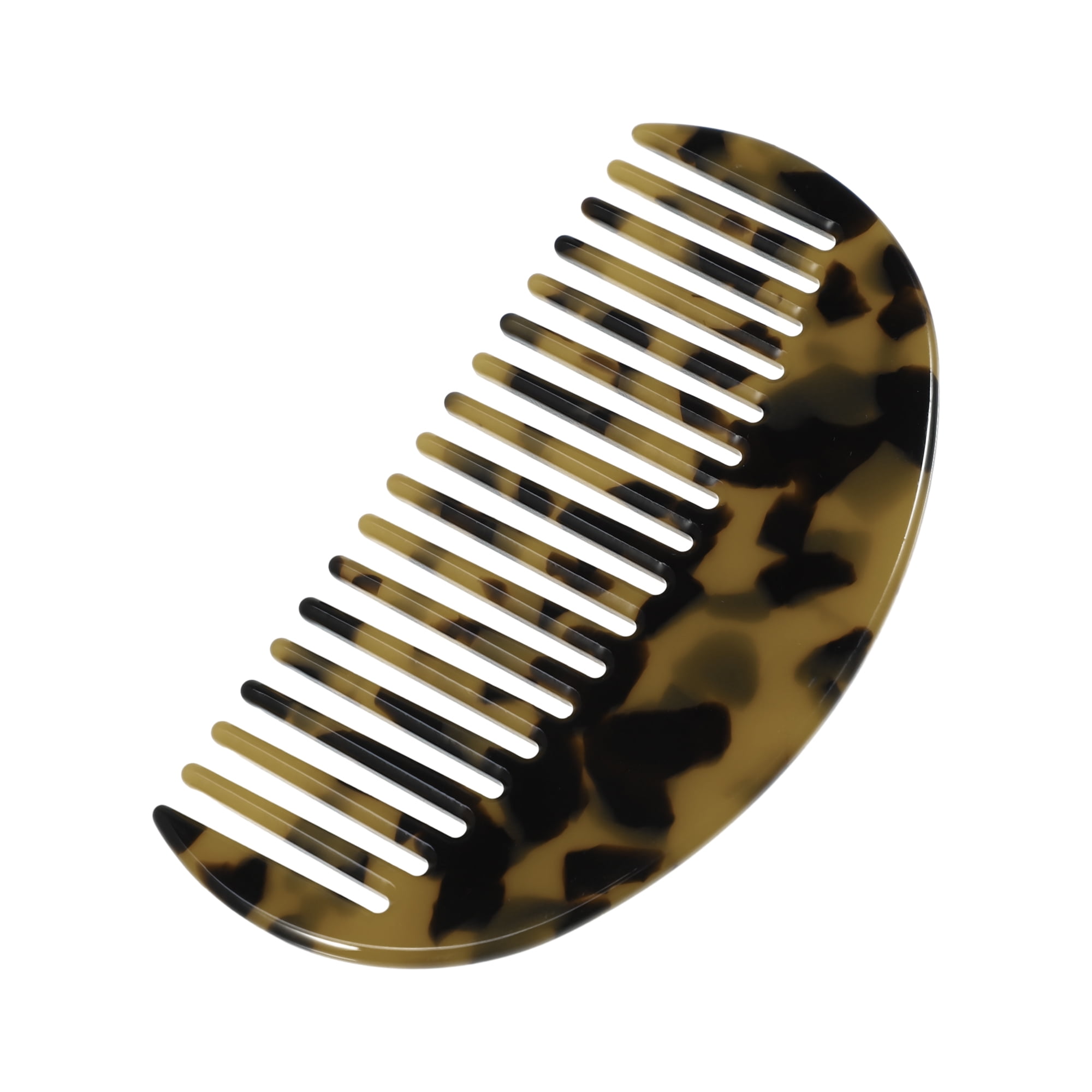 Unique Bargains 1 Pcs Women Detangling Half Round Wide Tooth Comb for ...