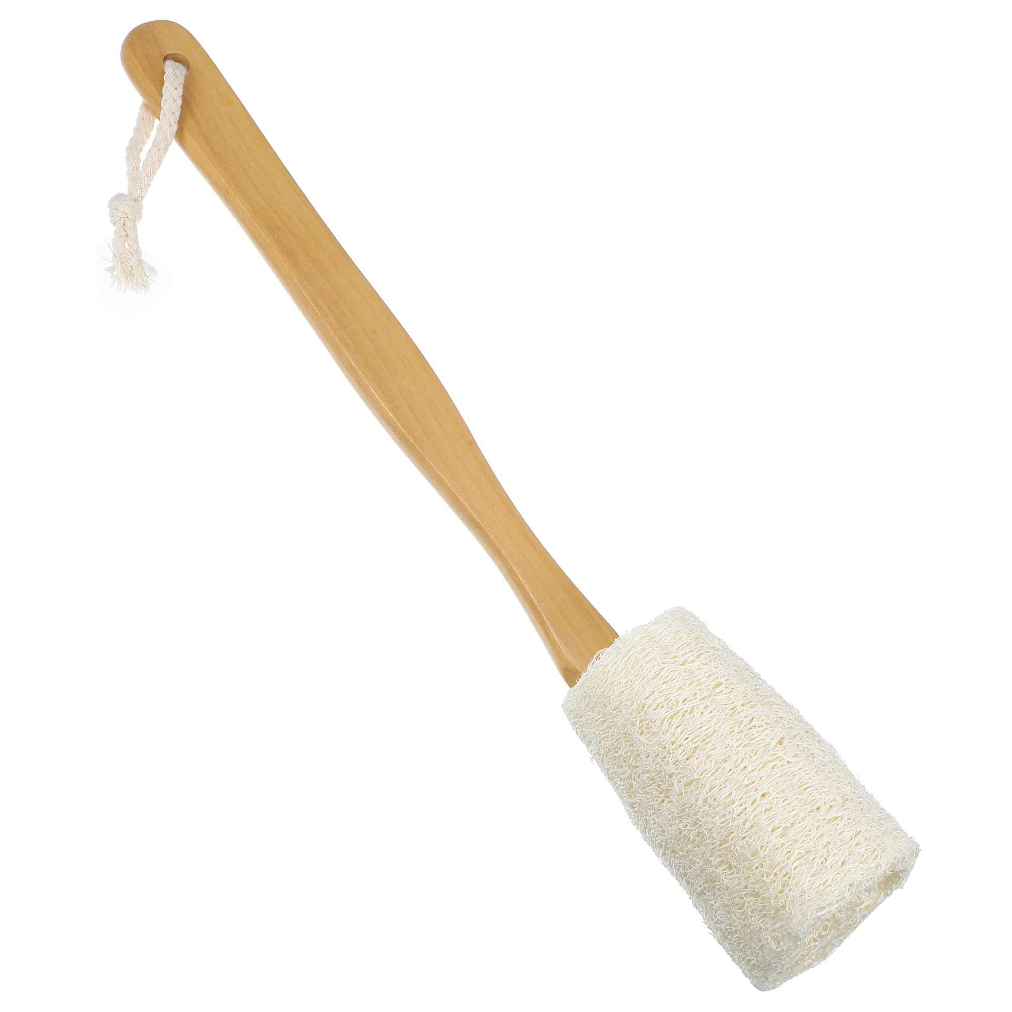 Unique Bargains 1 Pcs Wood Bath Brush Back Scrubber for Shower 3.9 ...