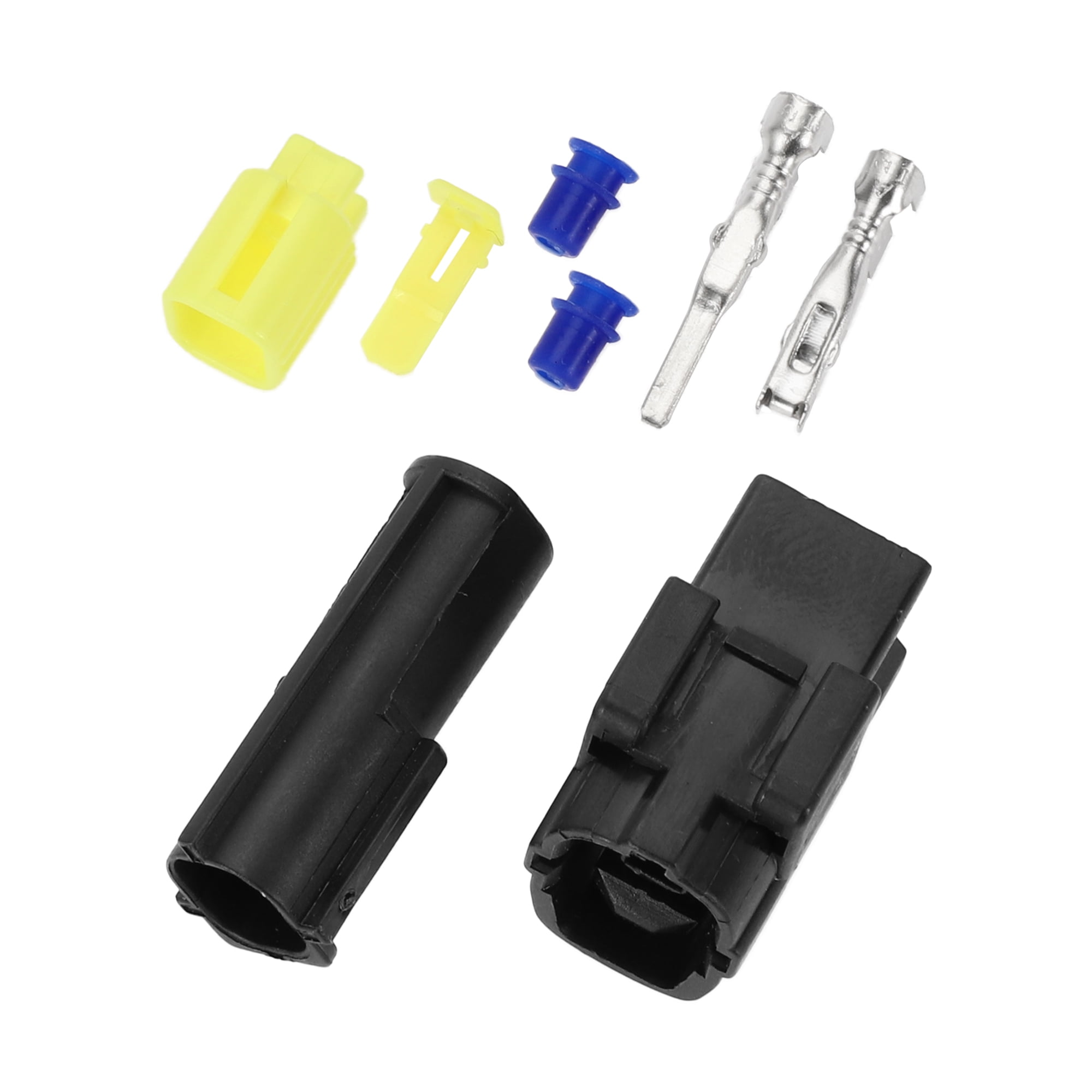 Unique Bargains 1 Pin Oil Pressure Sensor Connector Plug Male Female ...