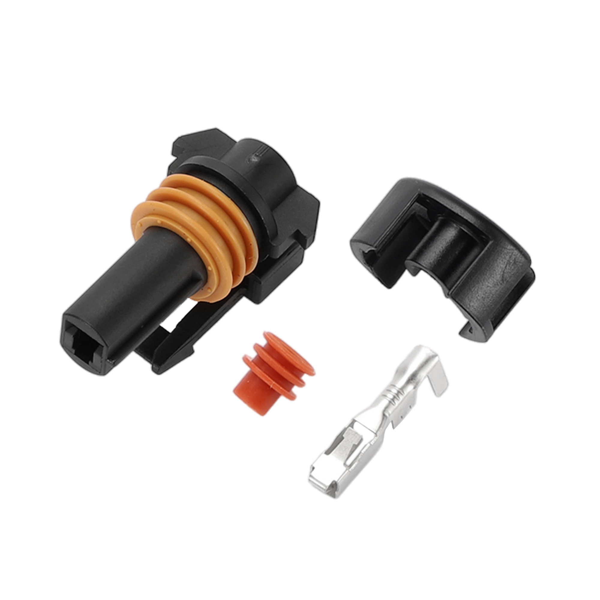 Unique Bargains 1 Pin Wiring Harness Connector Plug Waterproof for ...