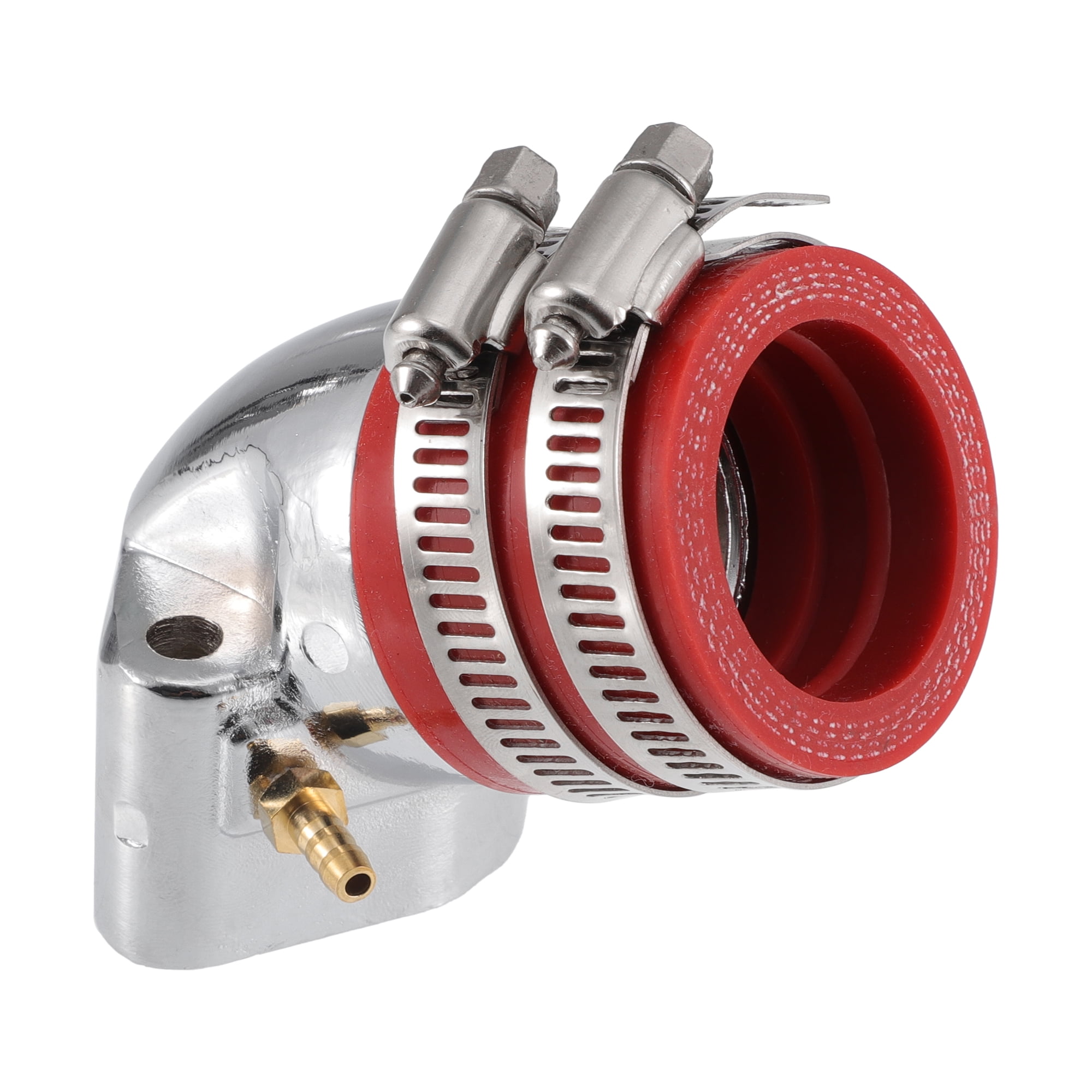 Unique Bargains 1 Set 1.3" Intake ID Red Motorcycle Carburetor ...