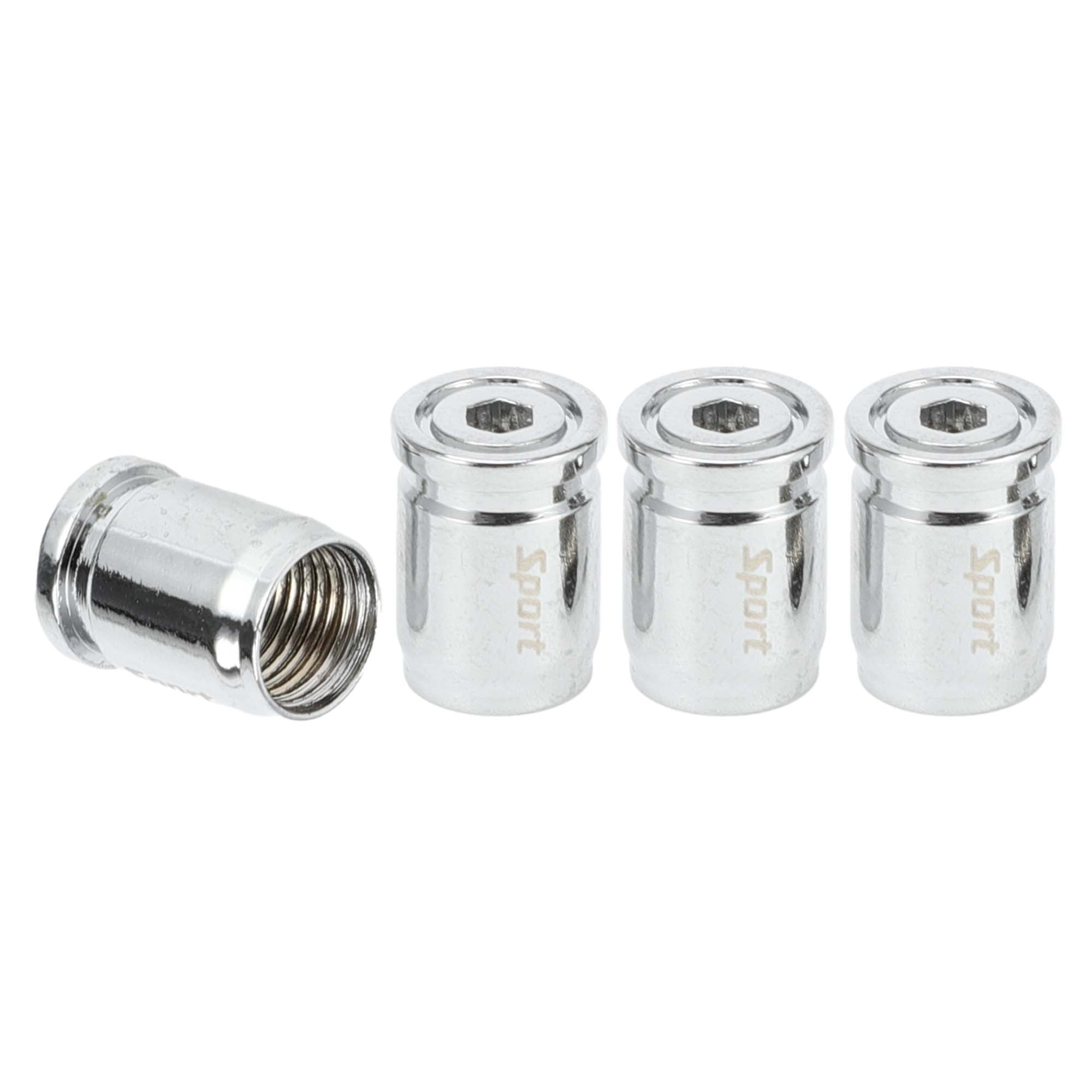 Unique Bargains 1 Set 13x9.5x10mm Tire Valve Stem Cap Car Wheel Valve ...