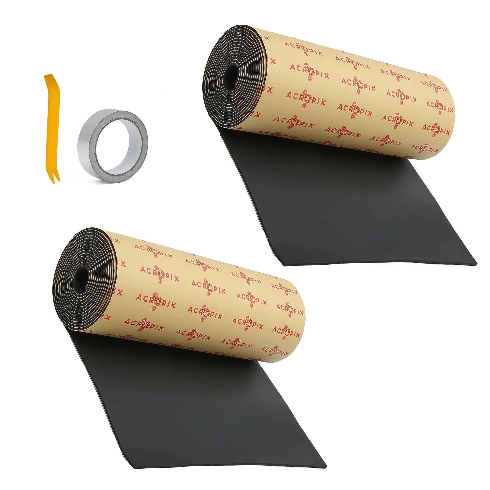 Unique Bargains 1 Set 157mil 4mm 36sqft 15.7"x165.3" Foam Heat Damping ...
