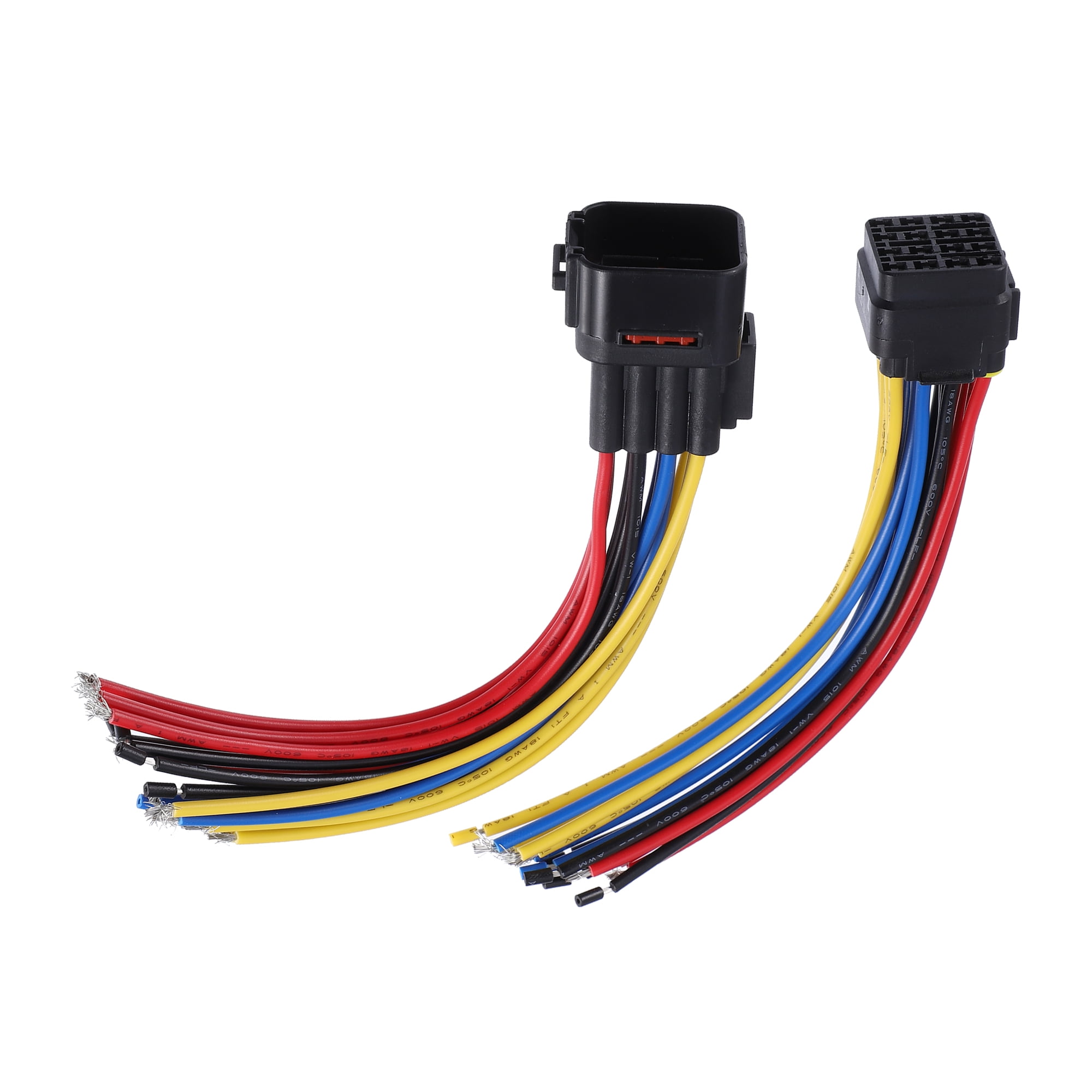 Unique Bargains 1 Set 15cm Male Female 16 Pin Plug Connector Pigtail ...