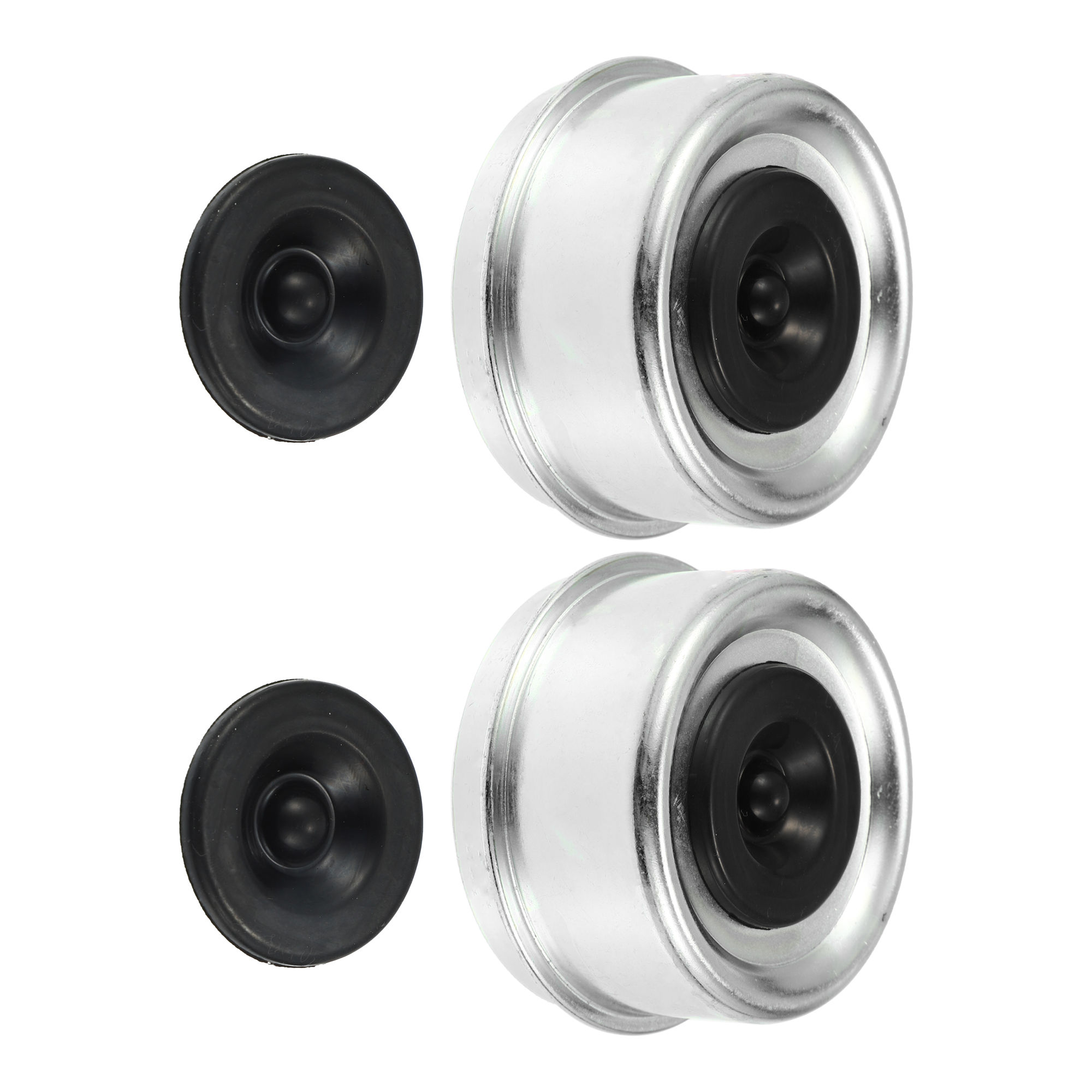 Unique Bargains 1 Set 2.44'' Trailer Axle Wheel Dust Cap Trailer ...