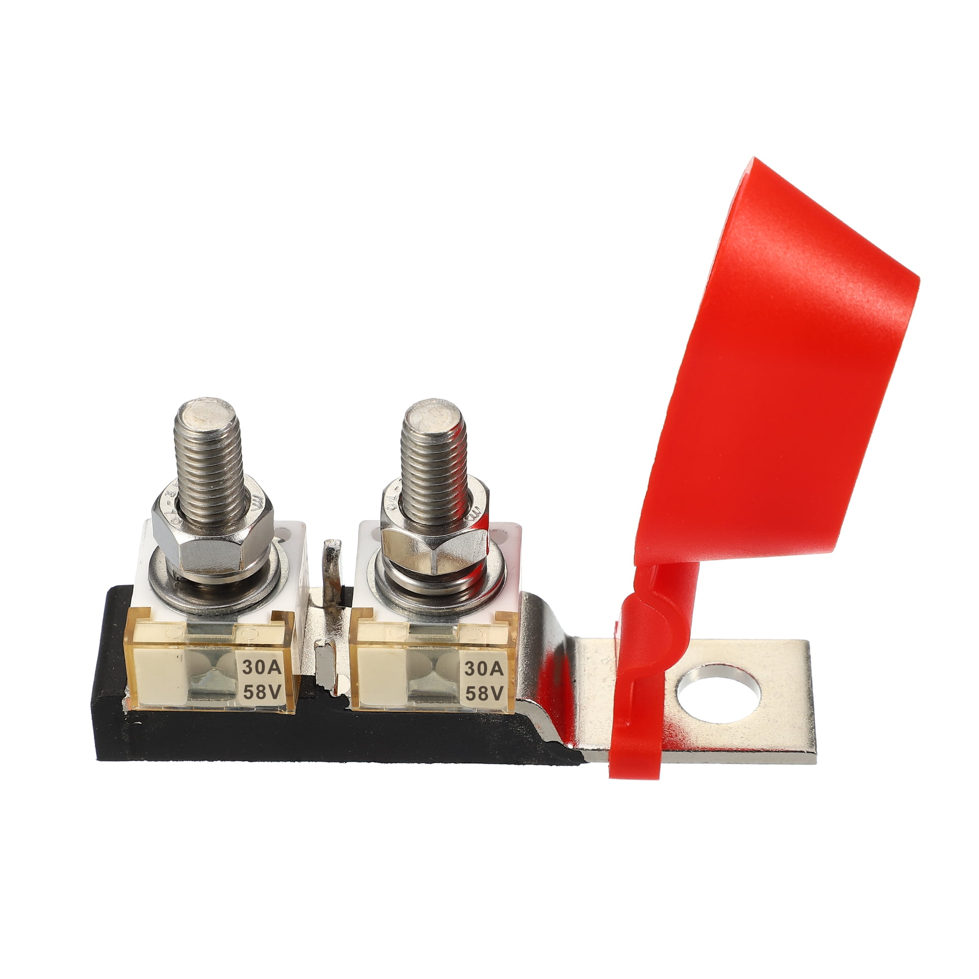 Unique Bargains 1 Set 30A MRBF Terminal Fuse Block Double Studs Max ...