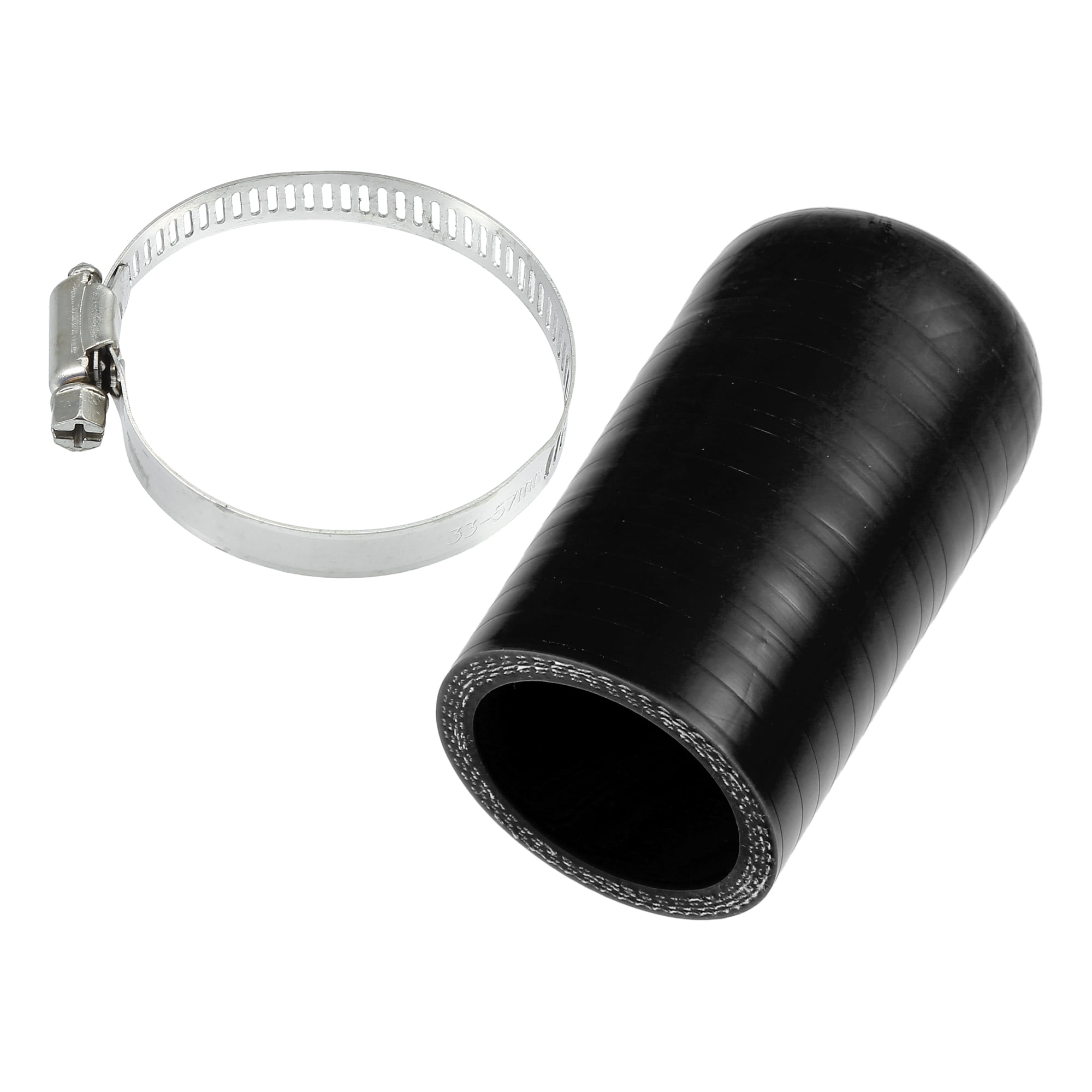 Unique Bargains 1 Set 38mm 1.50" ID Silicone Hose Cap W/ Clamp Intake ...