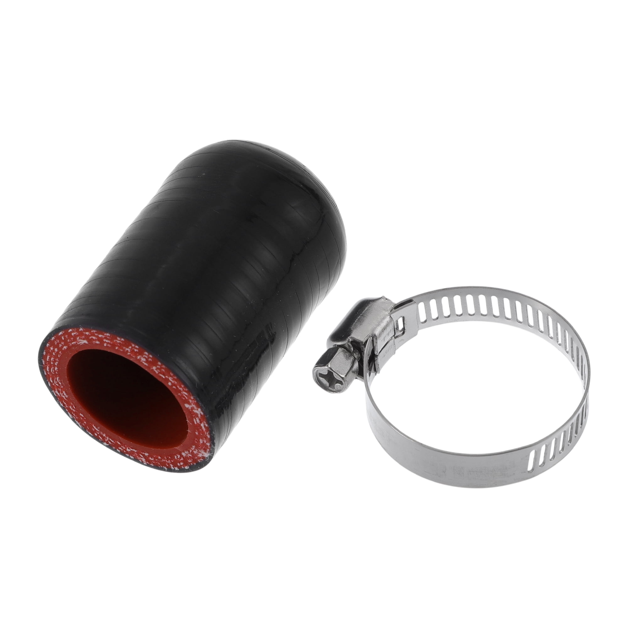 Unique Bargains 1 Set 40mm Length 22mm/0.87" ID Black Red Car Silicone ...