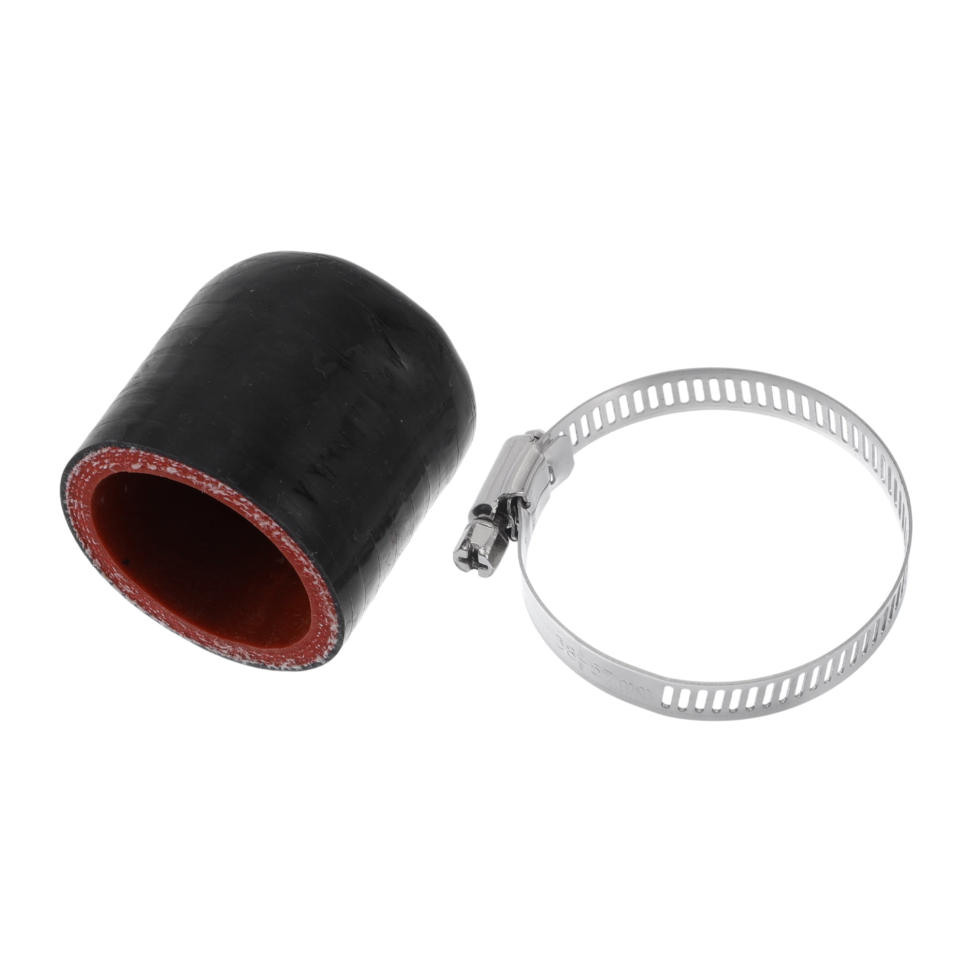 Unique Bargains 1 Set 40mm Length 38mm/1.5" ID Black Red Car Silicone ...