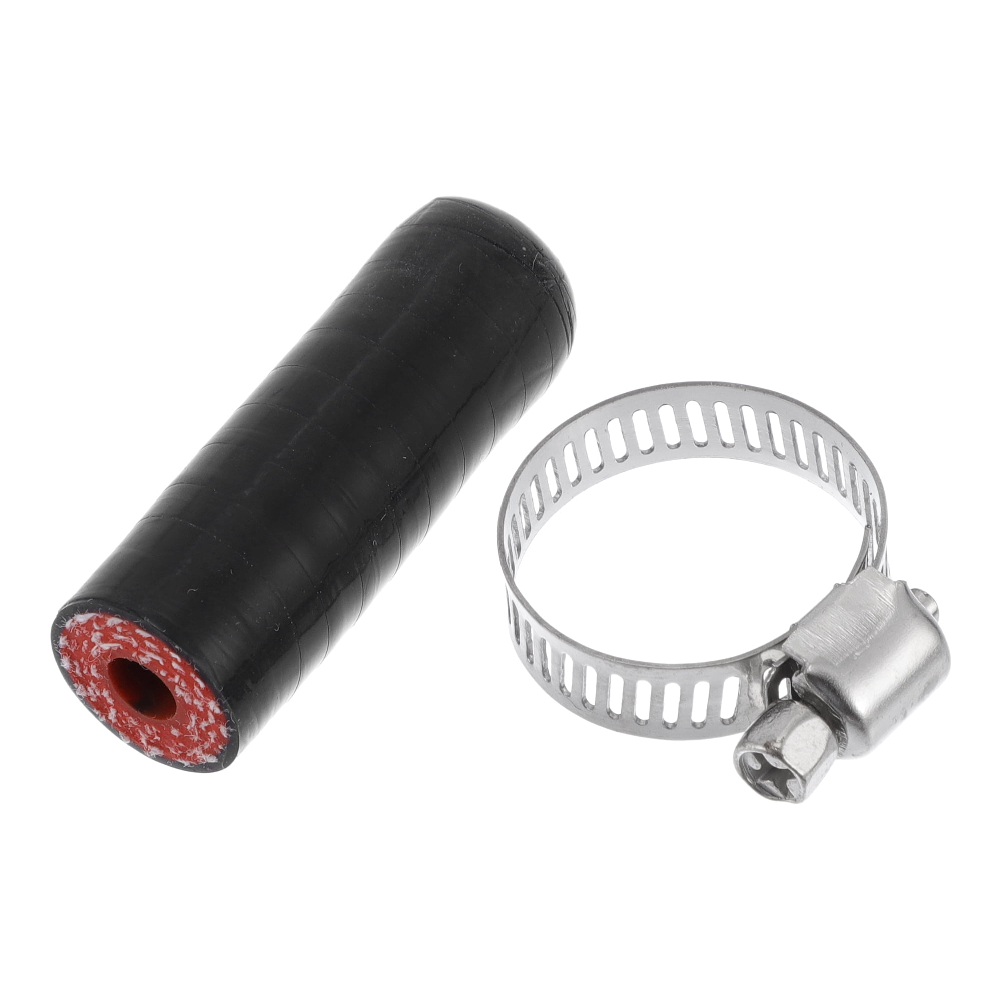 Unique Bargains 1 Set 40mm Length 6mm/0.24" ID Black Red Car Silicone ...