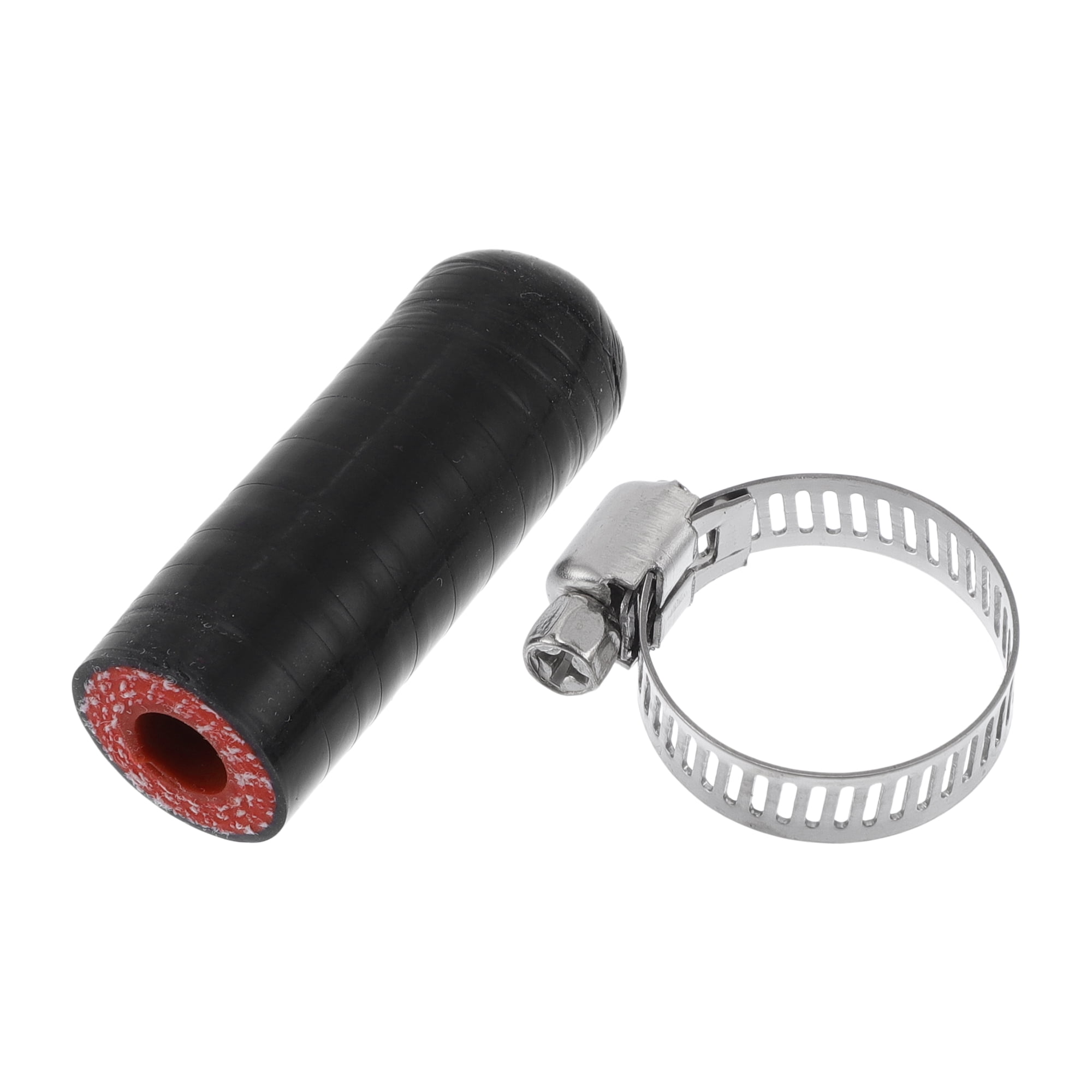 Unique Bargains 1 Set 40mm Length 8mm/0.31" ID Black Red Car Silicone ...