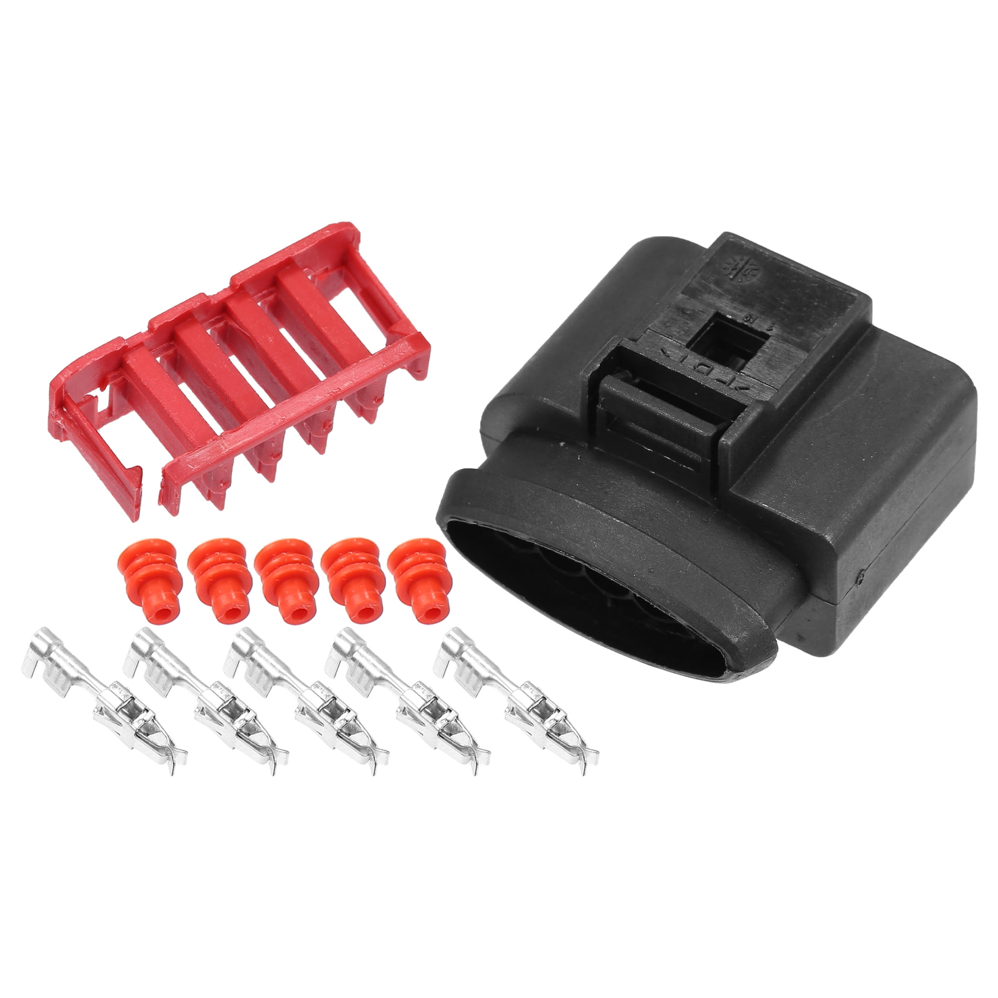 Unique Bargains 1 Set 5 Pin No.1J0973775A Sealed Female JPT Connector ...