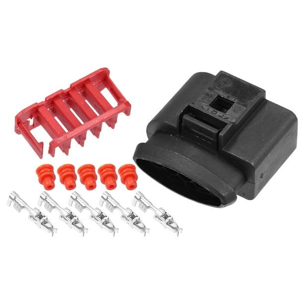 Unique Bargains 1 Set 5 Pin No.1J0973775A Sealed Female JPT Connector ...