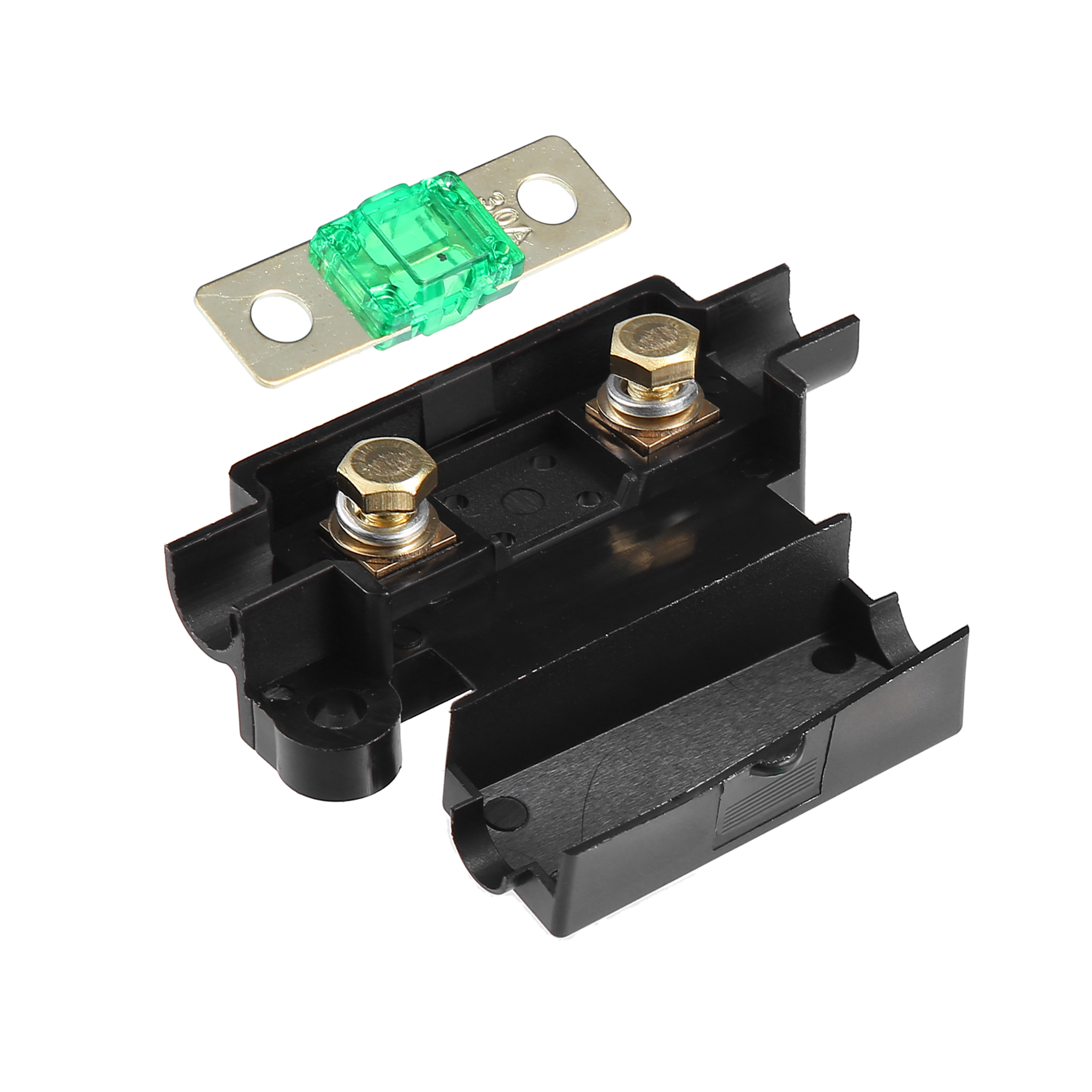 Unique Bargains 1 Set Black 30A Fuse with In-Line Holder Electrical ...