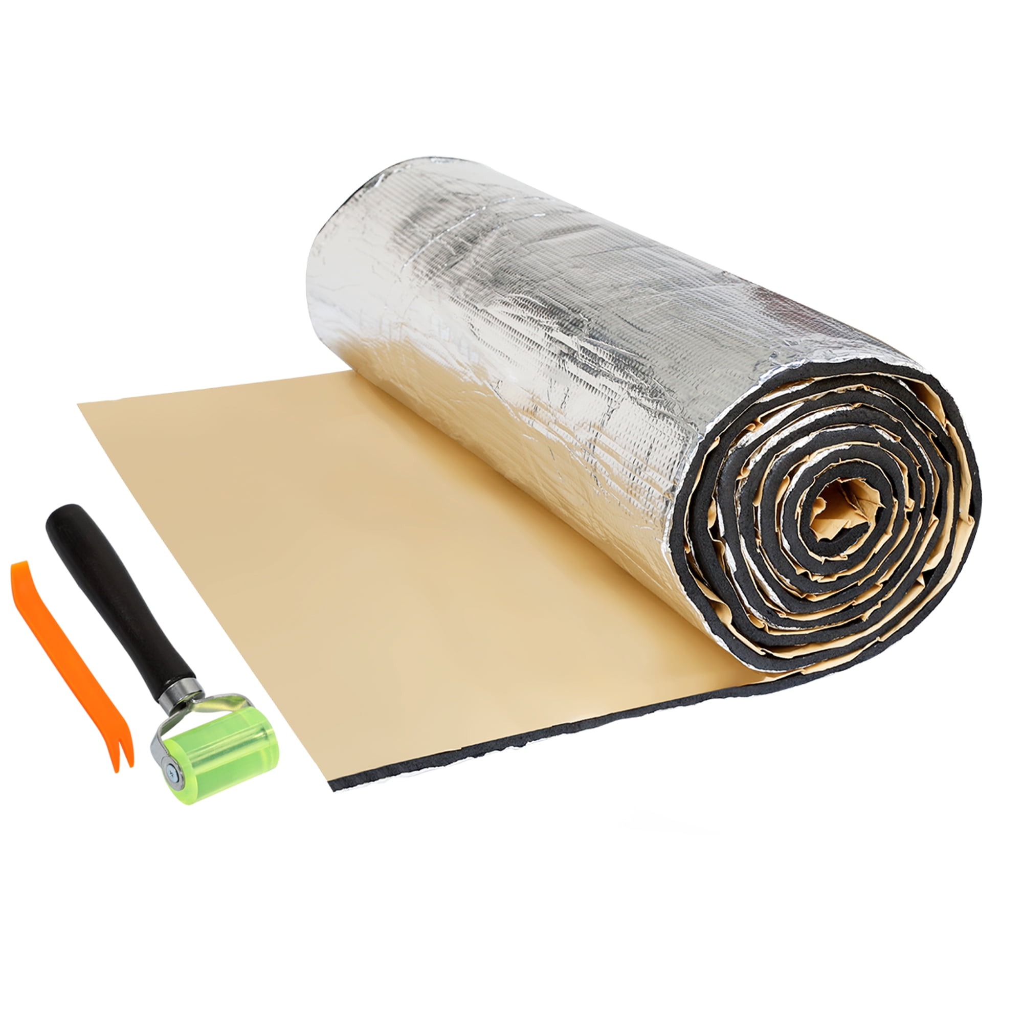 Unique Bargains 1 Set Car Sound Insulation Mat 6mm Door Hood Engine ...