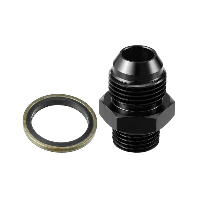 Unique Bargains 1 Set Fuel Fitting Fuel Line Male Flare Adapter for Car ...