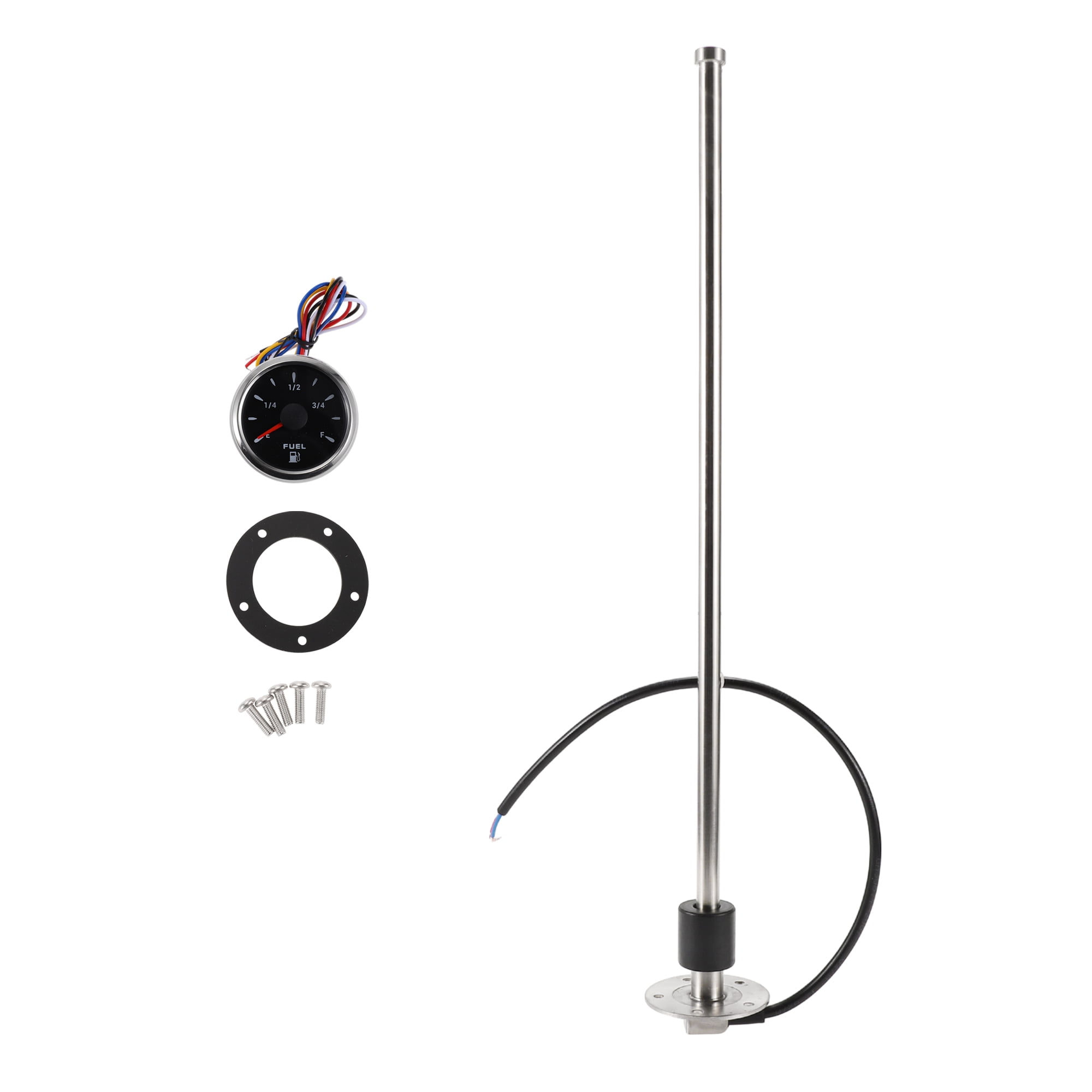 Unique Bargains 1 Set Fuel Sending Unit and Gauge Kit Boat Fuel Sending ...