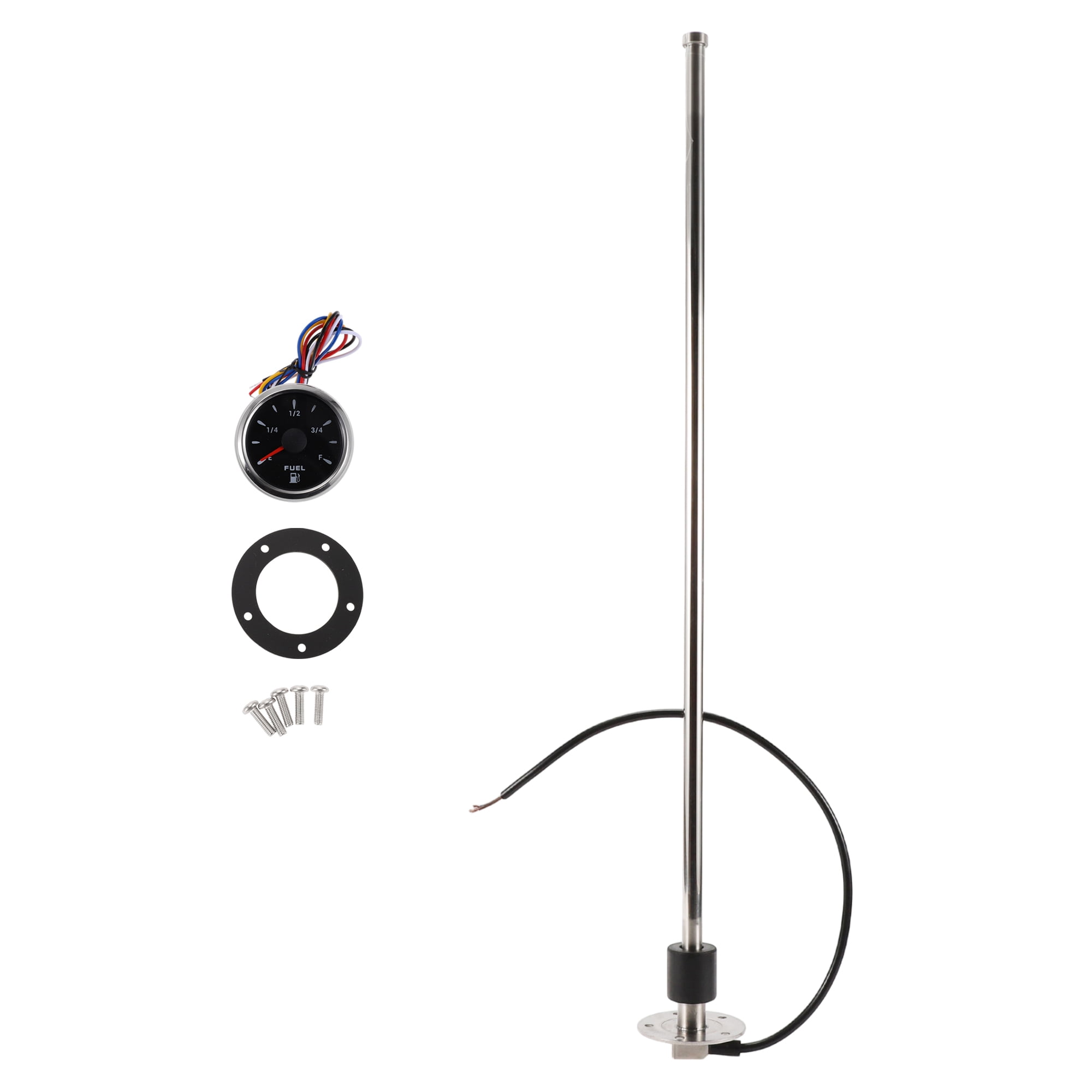 Unique Bargains 1 Set Fuel Sending Unit and Gauge Kit Boat Fuel Sending ...