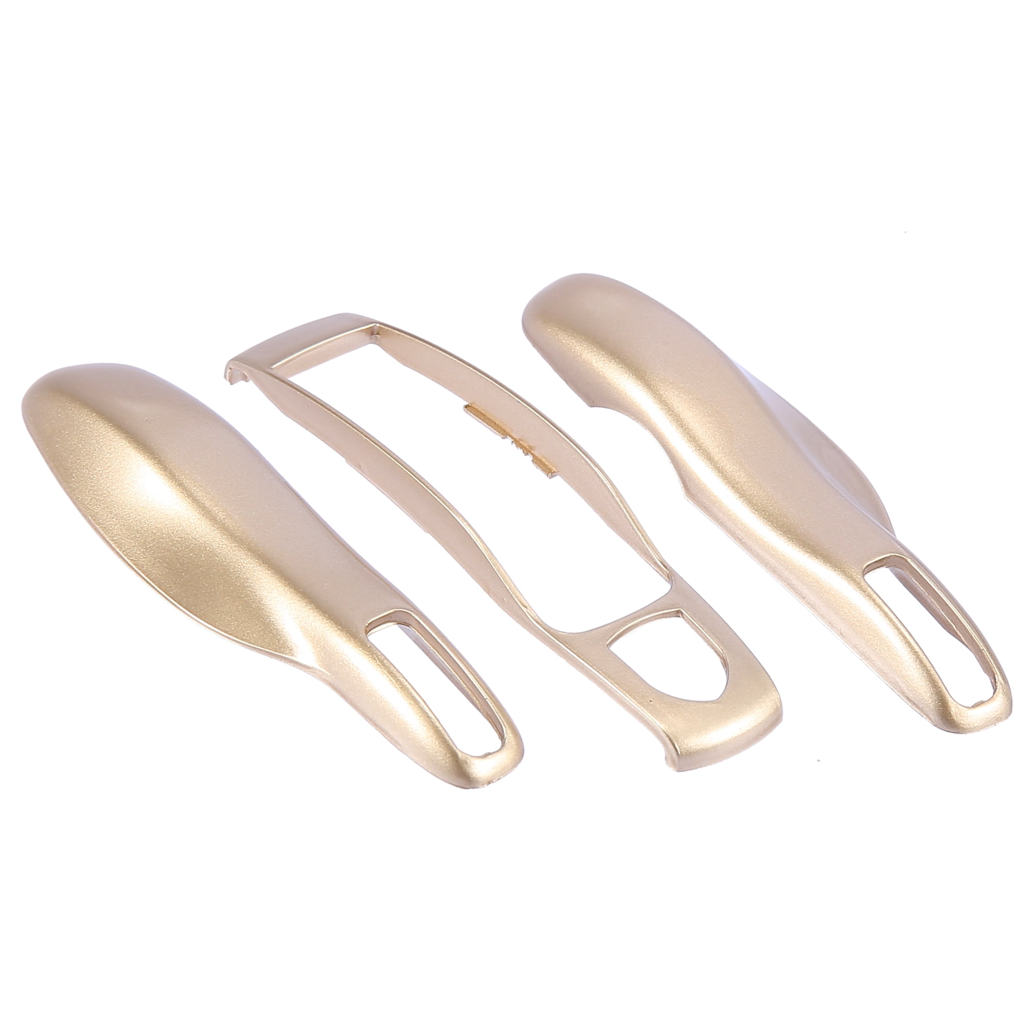 Unique Bargains 1 Set Gold Tone Car Remote Key Cover Key Fob ABS Case ...