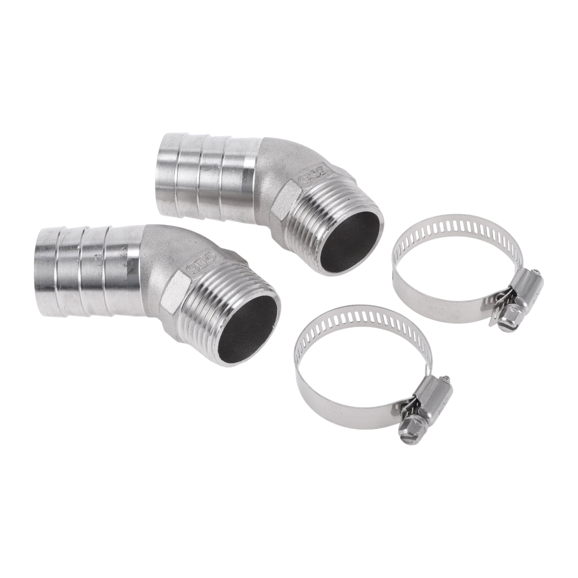 Unique Bargains 1 Set Hose Barb Fittings for Air Water Oil Gas 5/16" OD ...