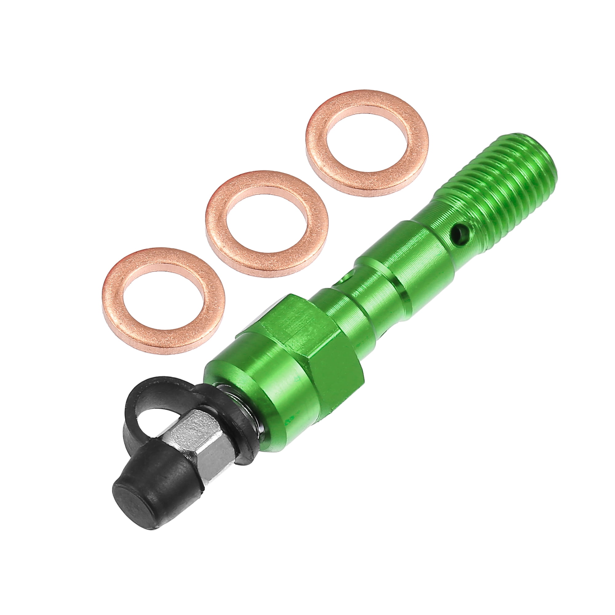 Unique Bargains 1 Set Motorcycle Brake Master Cylinder Caliper M10x1.25 Bleeder Screw Bolt ...