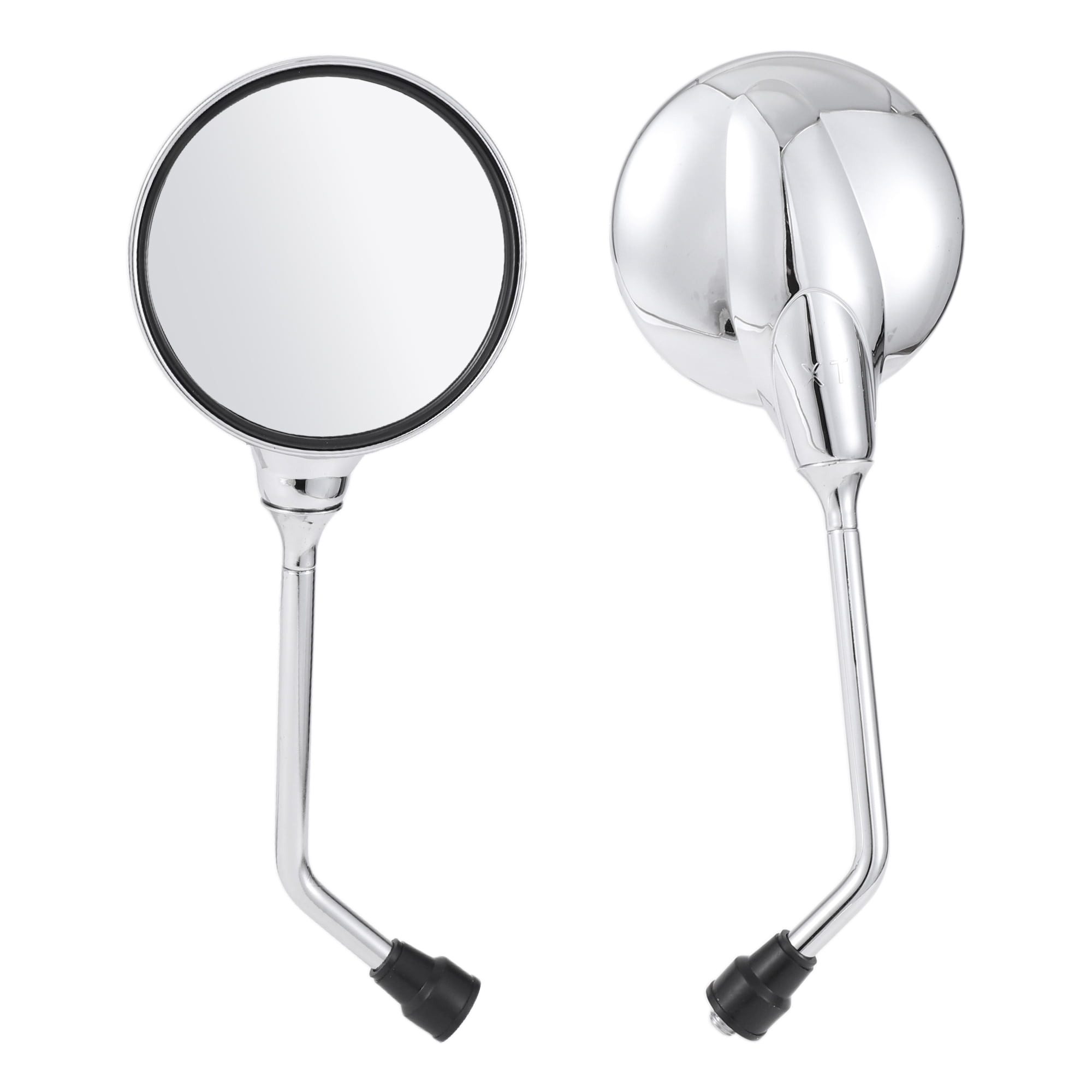 Unique Bargains 1 Set Motorcycle Rear View Mirrors Universal Plastic ...