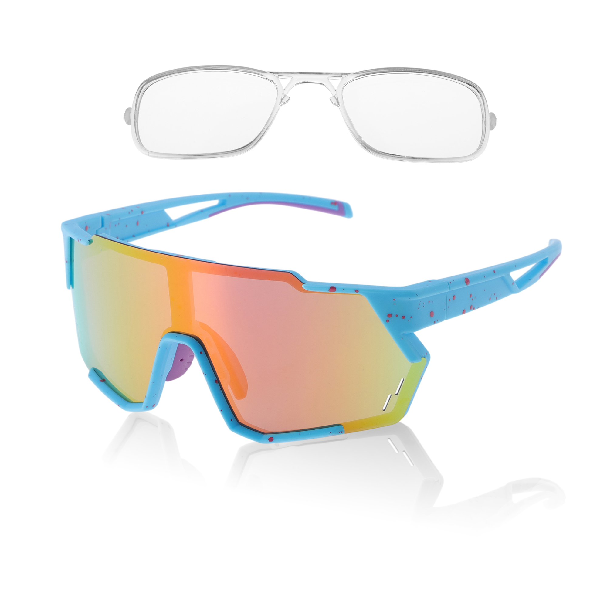 Unique Bargains 1 Set Motorcycle Riding Goggles Anti-glare Tri-Acetyl ...