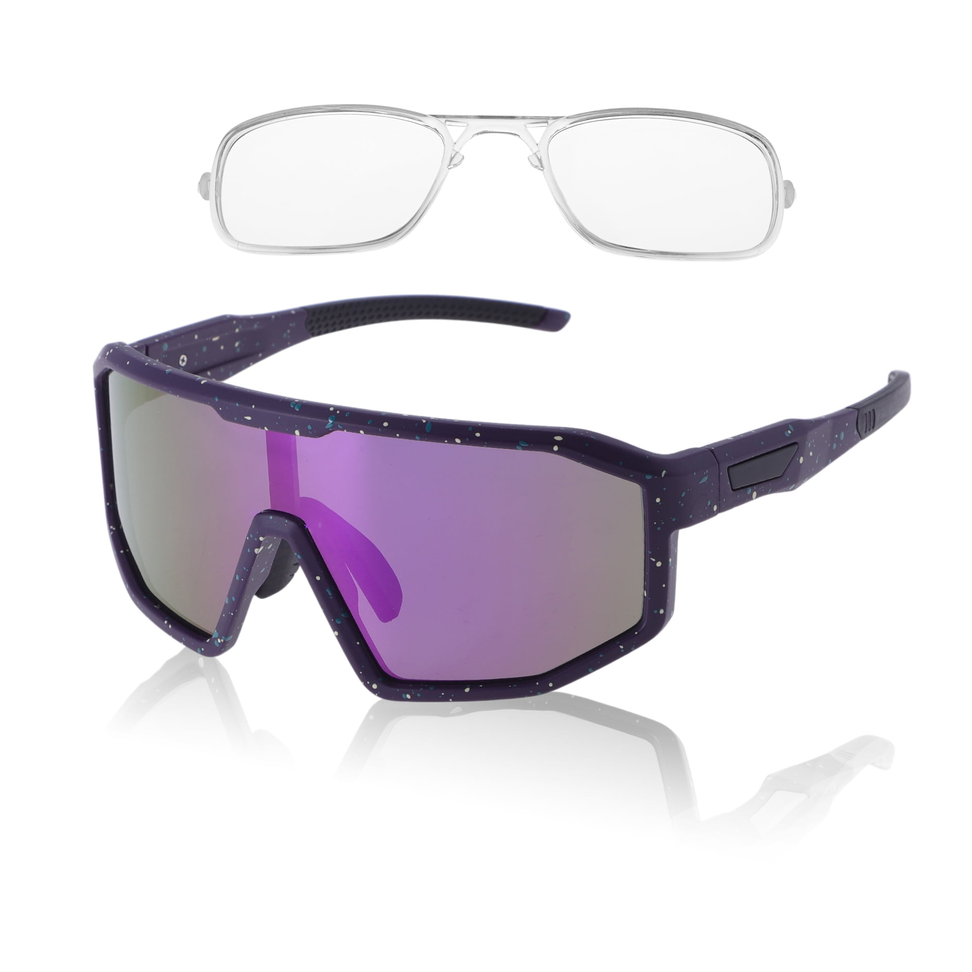 Unique Bargains 1 Set Motorcycle Riding Goggles Anti-glare Tri-Acetyl ...