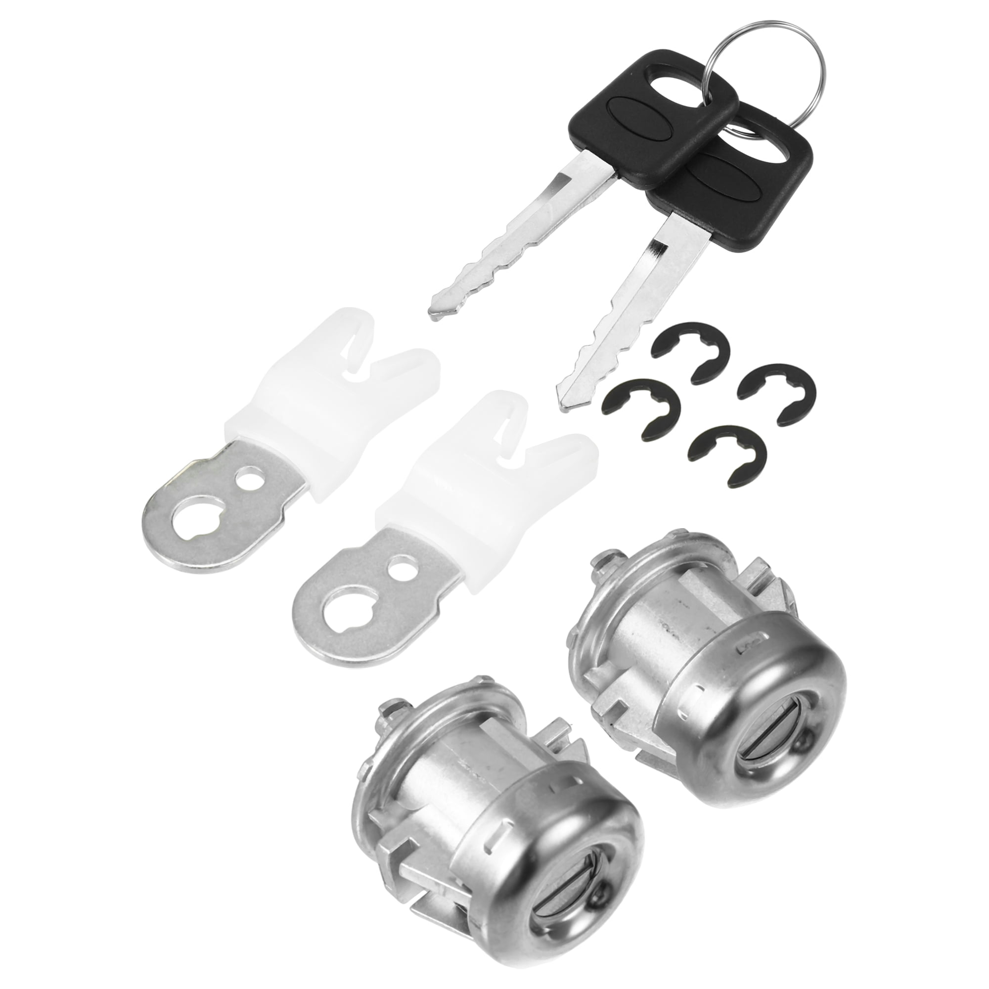 Unique Bargains 1 Set No.7C3Z1521990A Door Lock Cylinder with Key Set ...